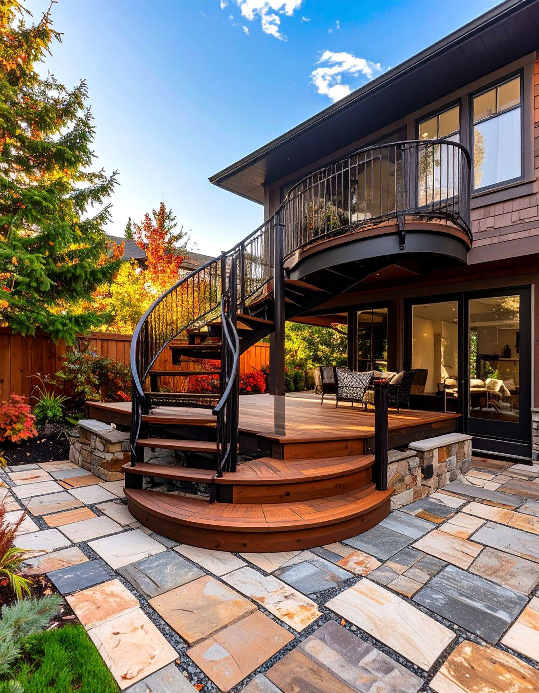 30 Split Level 2 Level Deck Designs for Your Backyard - We Love Home Blog