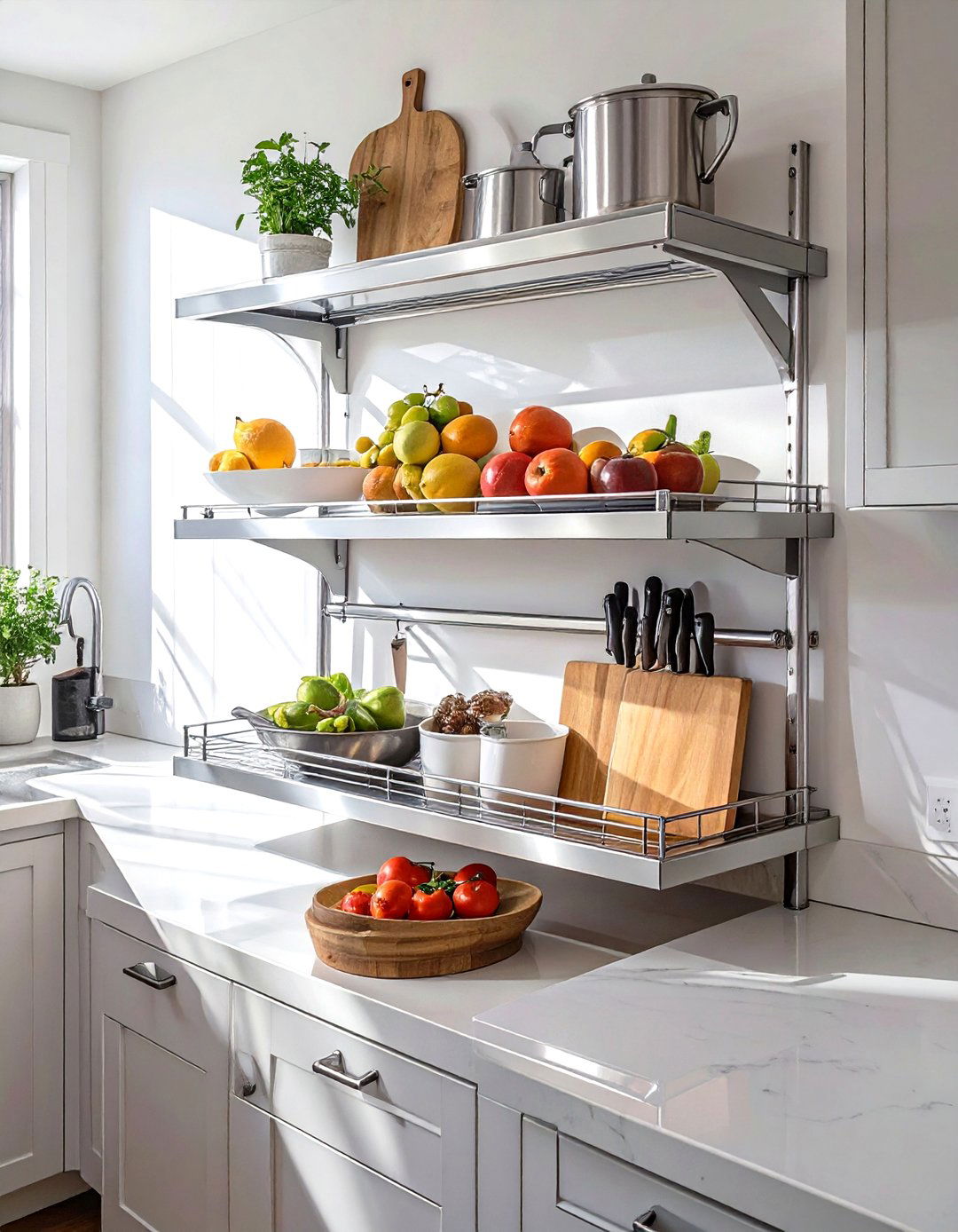 30 Small Kitchen Shelf Ideas for Extra Storage - We Love Home Blog