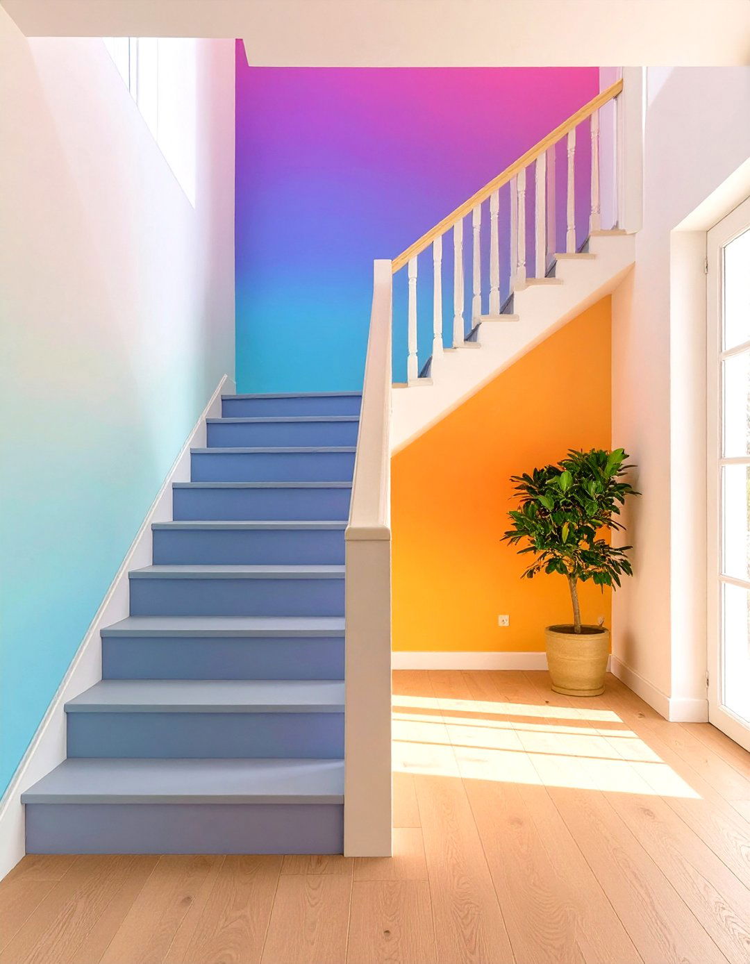30 Creative Stairway Decor Ideas to Brighten Your Home - We Love Home Blog