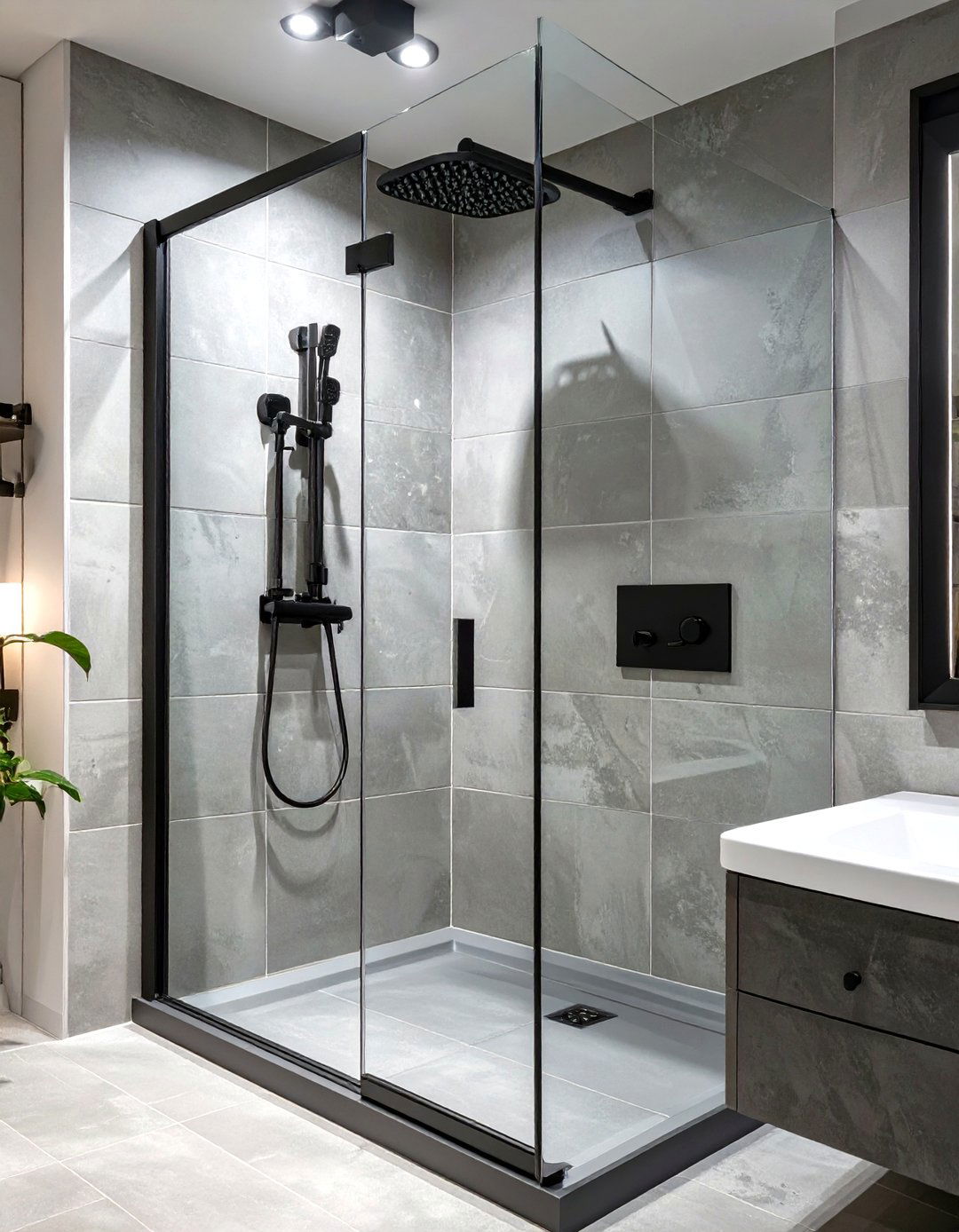 30 Modern Stand Up Shower Ideas to Refresh Your Bath - We Love Home Blog