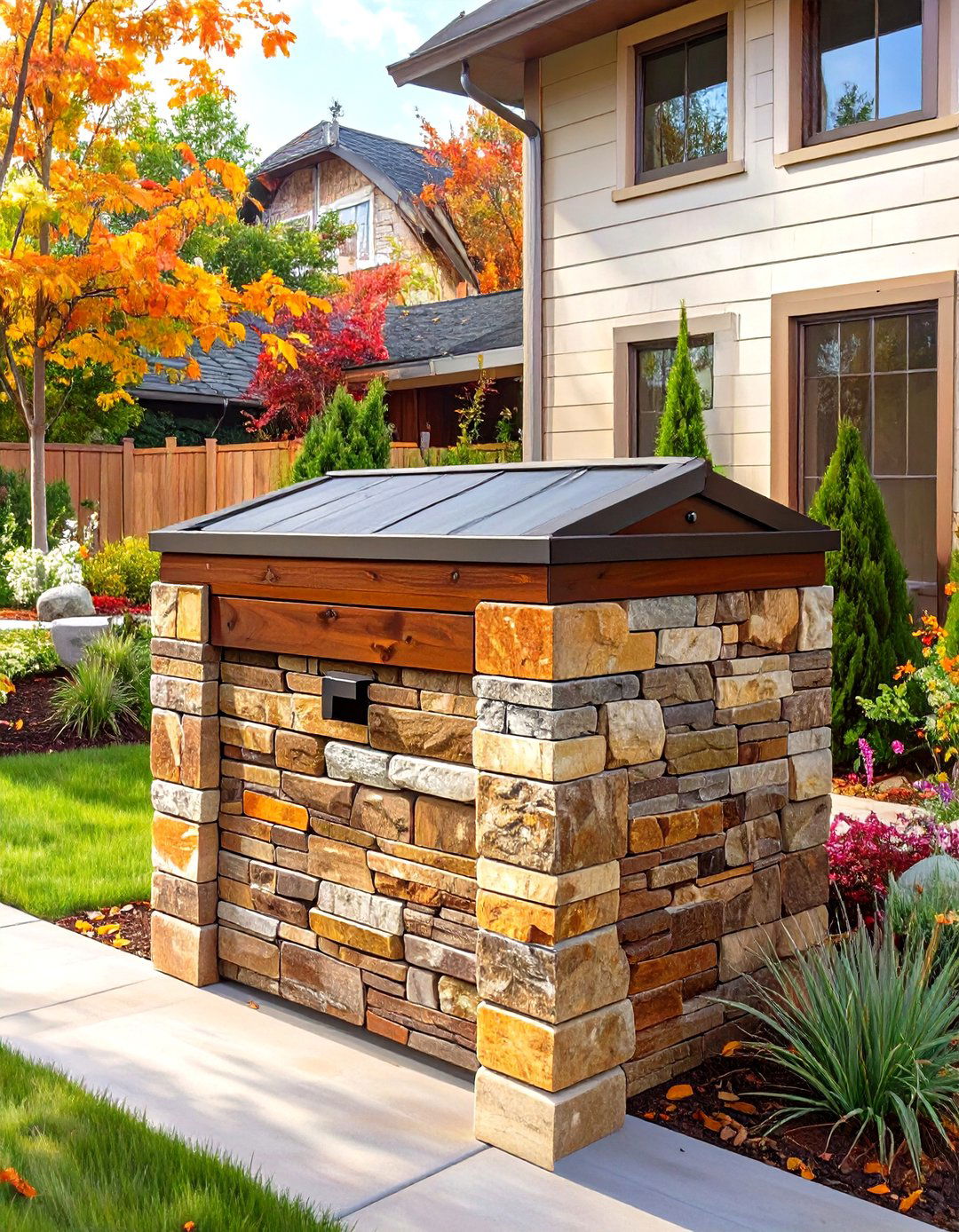30 Outdoor Garbage Can Storage Ideas for a Clean Yard - We Love Home Blog