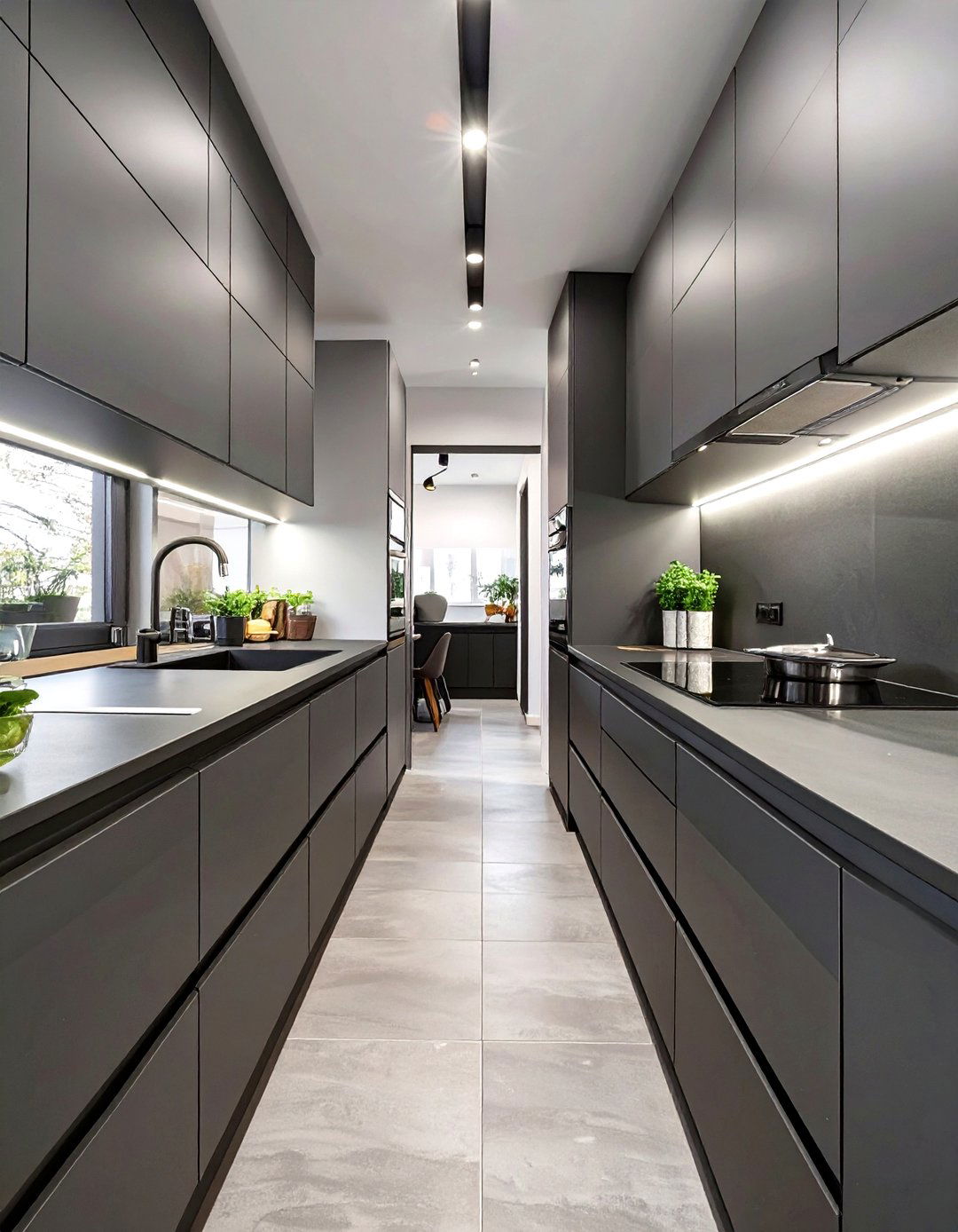 30 Small Narrow Galley Kitchen Ideas for Your Home - We Love Home Blog
