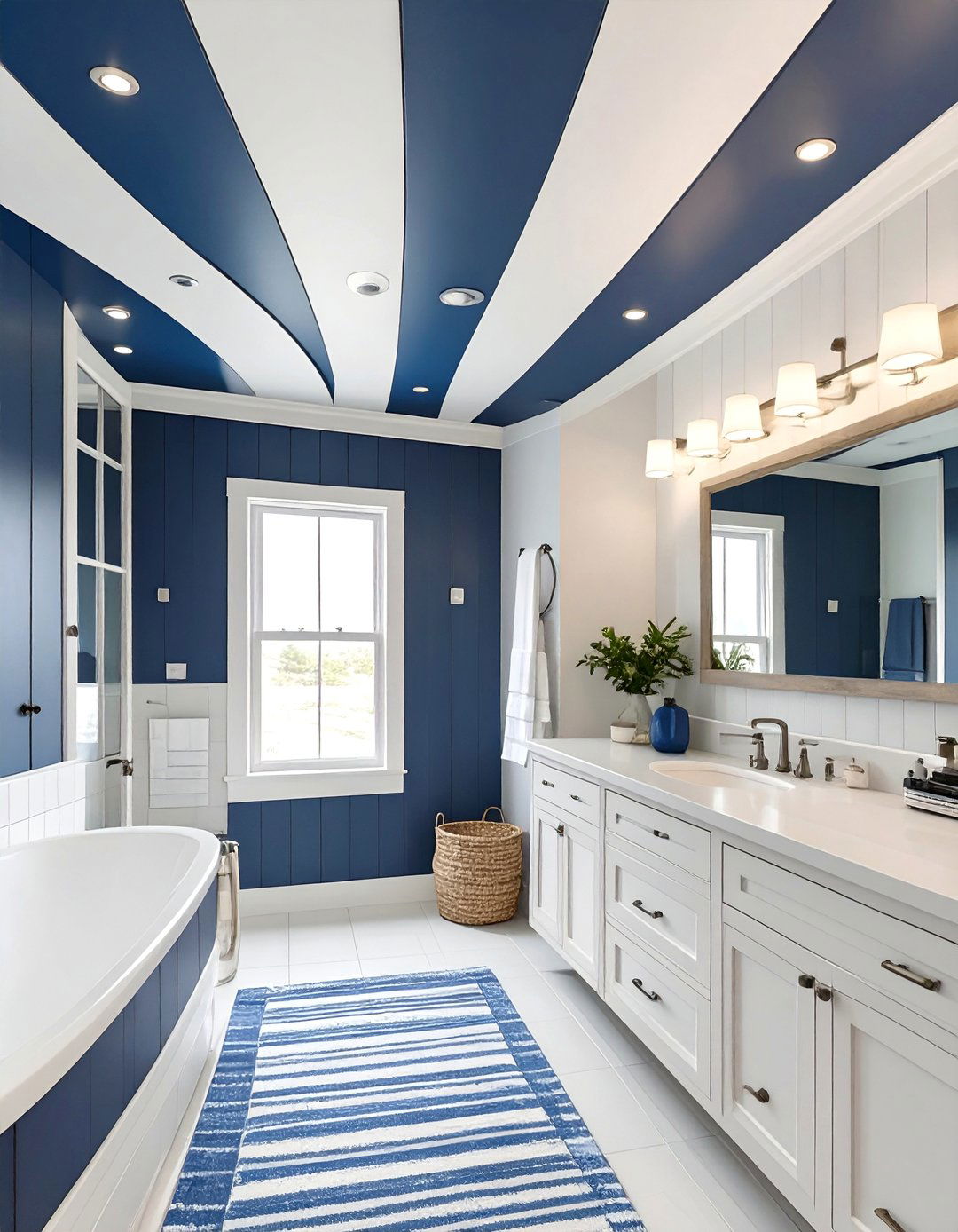 30 Unique Bathroom Ceiling Ideas to Elevate Your Space - We Love Home Blog