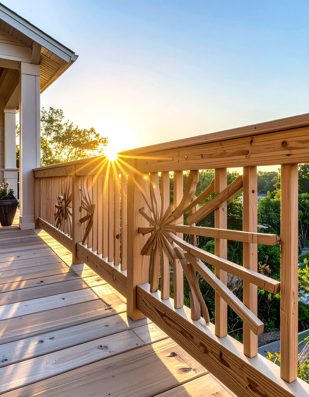 30 Wood Cheap Deck Railing Ideas for Budget Renovation - We Love Home Blog