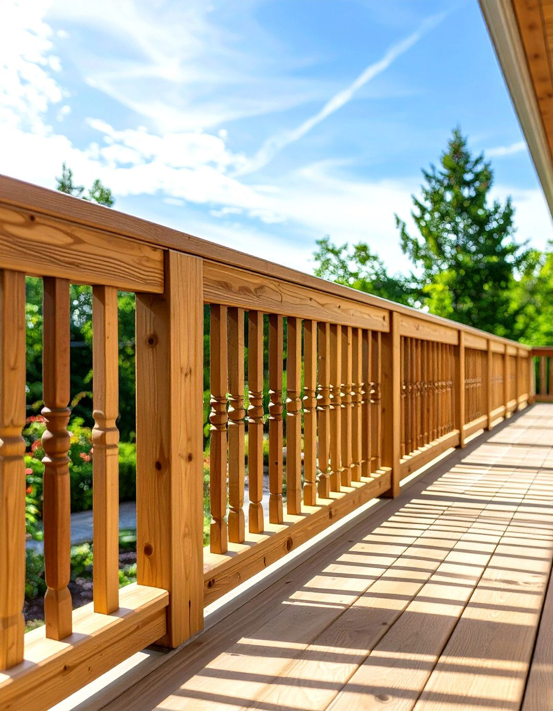 30 Durable Wood Deck Railing Ideas for Your Backyard - We Love Home Blog