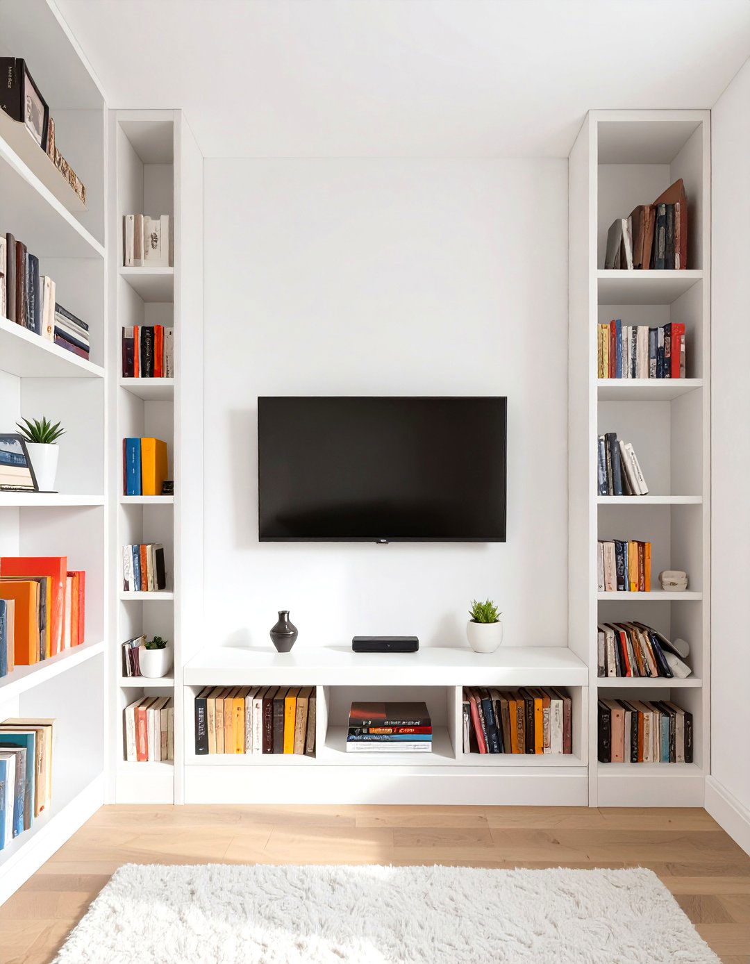 30 Simple Small Living Room Ideas With TV and Storage - We Love Home Blog