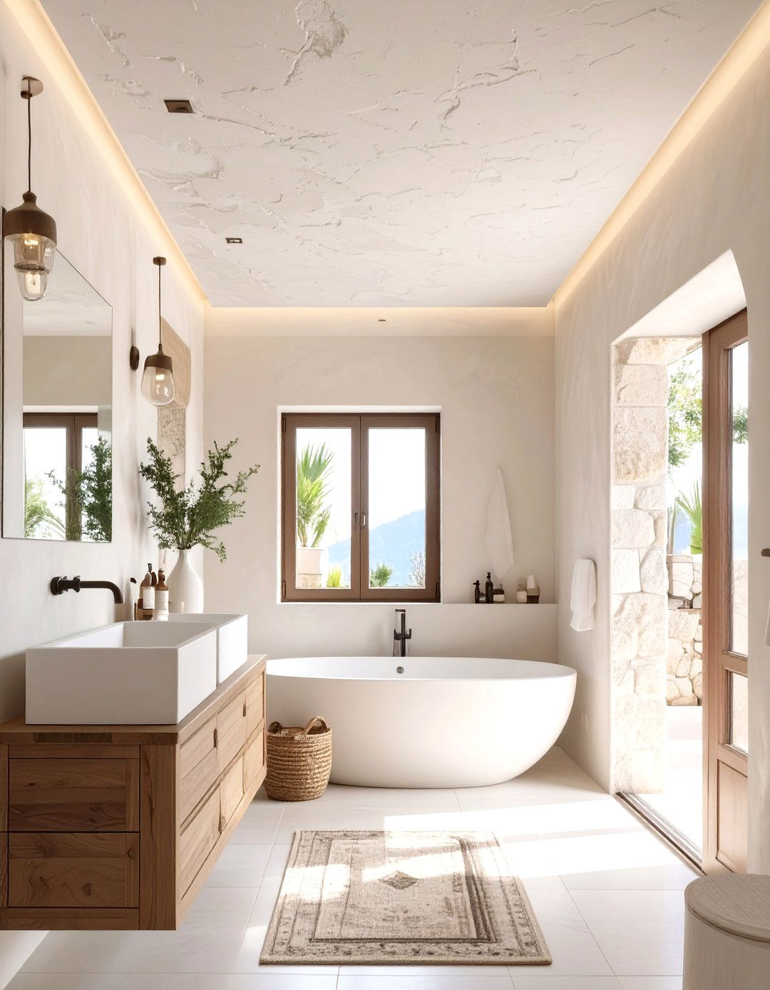 30 Unique Bathroom Ceiling Ideas to Elevate Your Space - We Love Home Blog