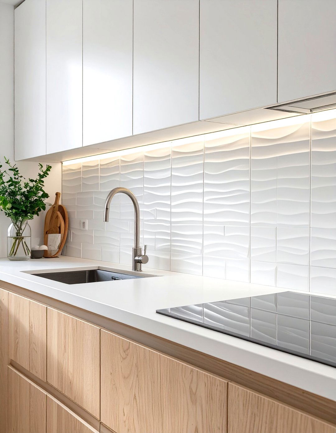 30 Stunning White Kitchen Backsplash Ideas to Explore - We Love Home Blog