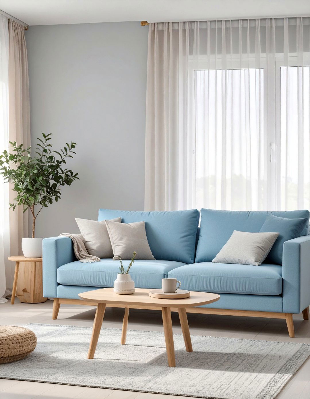 30 Blue and Grey Living Room Ideas for Modern Homes - We Love Home Blog