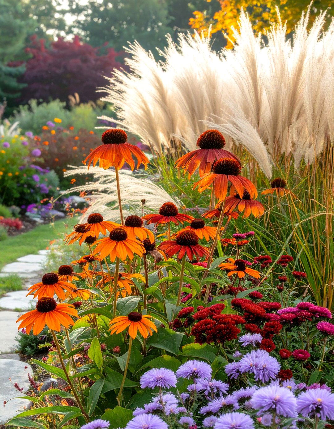 30 Beautiful Coneflower Garden Design Ideas for Color - We Love Home Blog