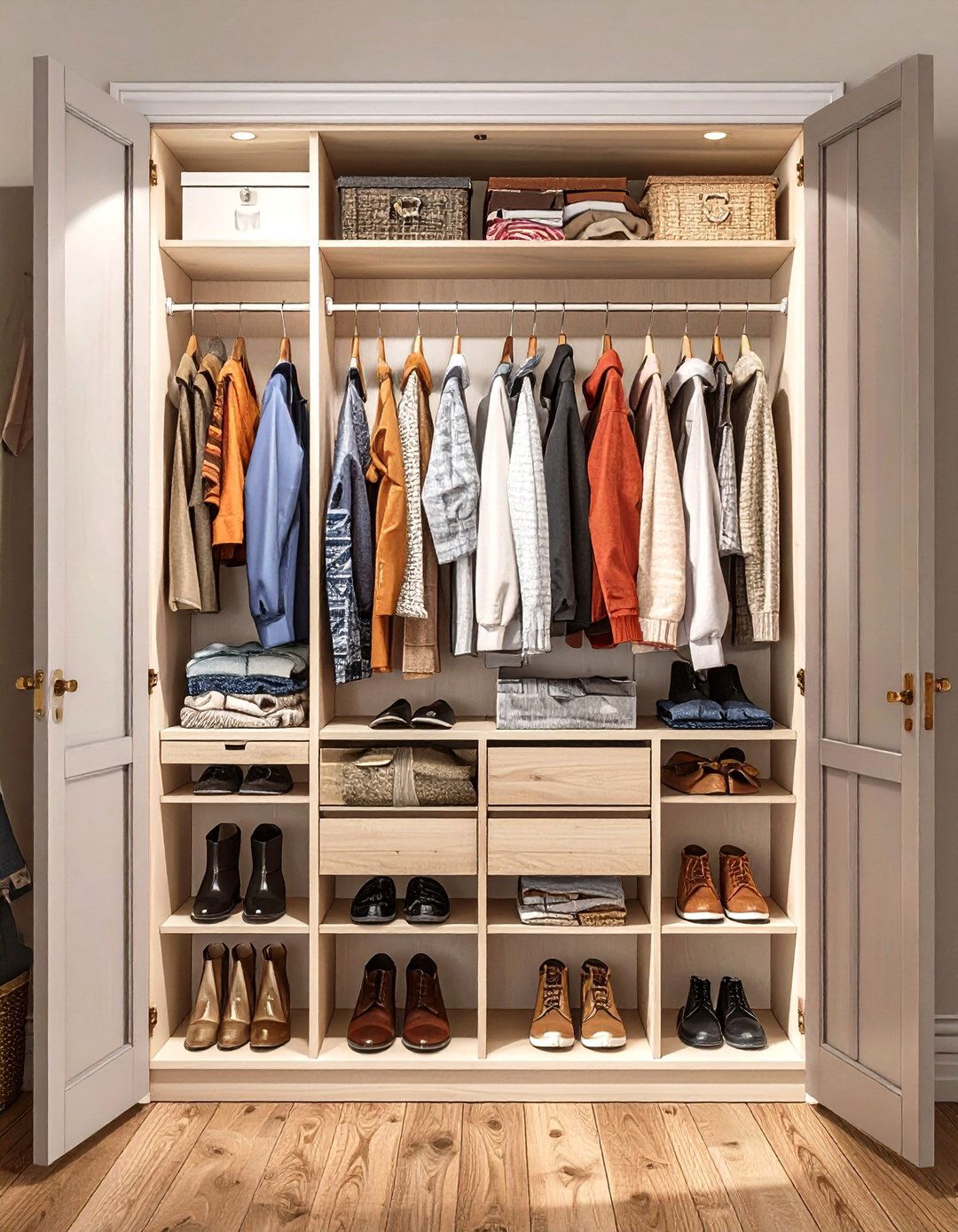 30 Narrow Closet Ideas for Better Small-Space Storage - We Love Home Blog