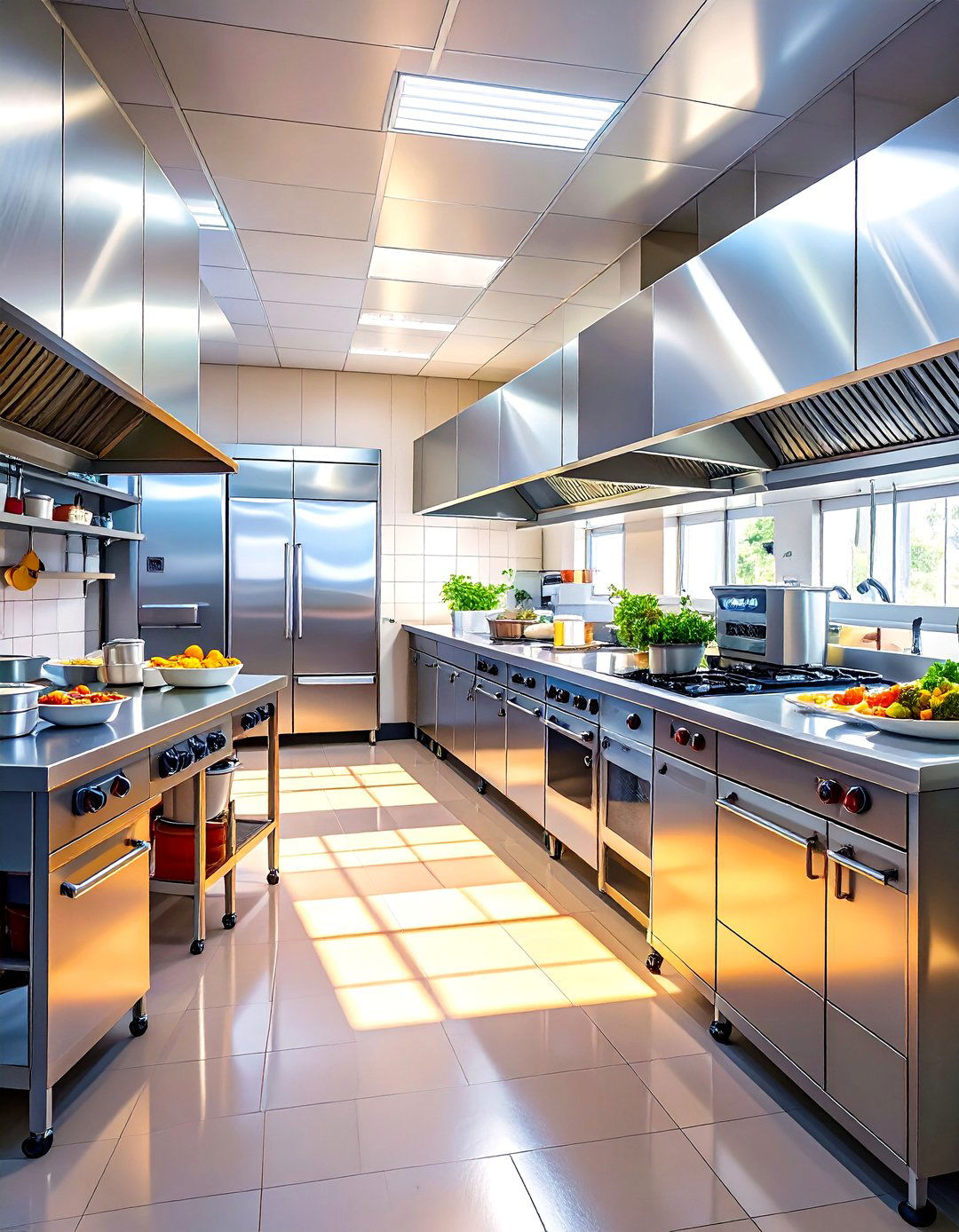 30 Efficient Commercial Kitchen Design Ideas for Pros - We Love Home Blog