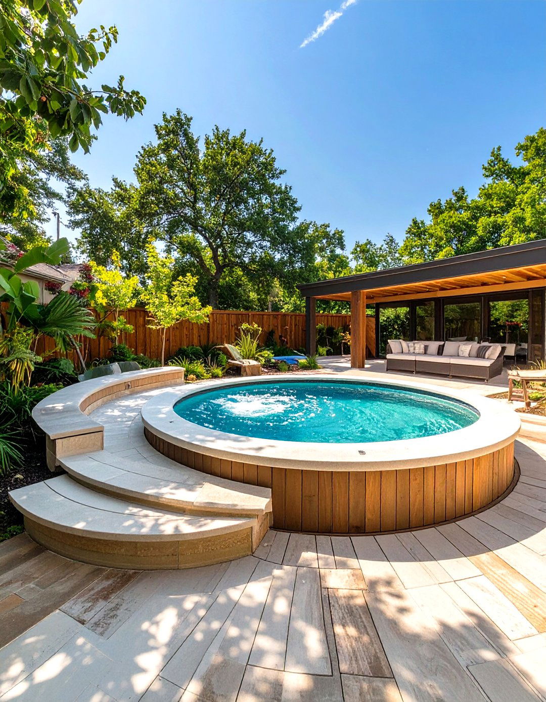 30 Backyard Swim Spa Deck Ideas for Ultimate Luxury - We Love Home Blog