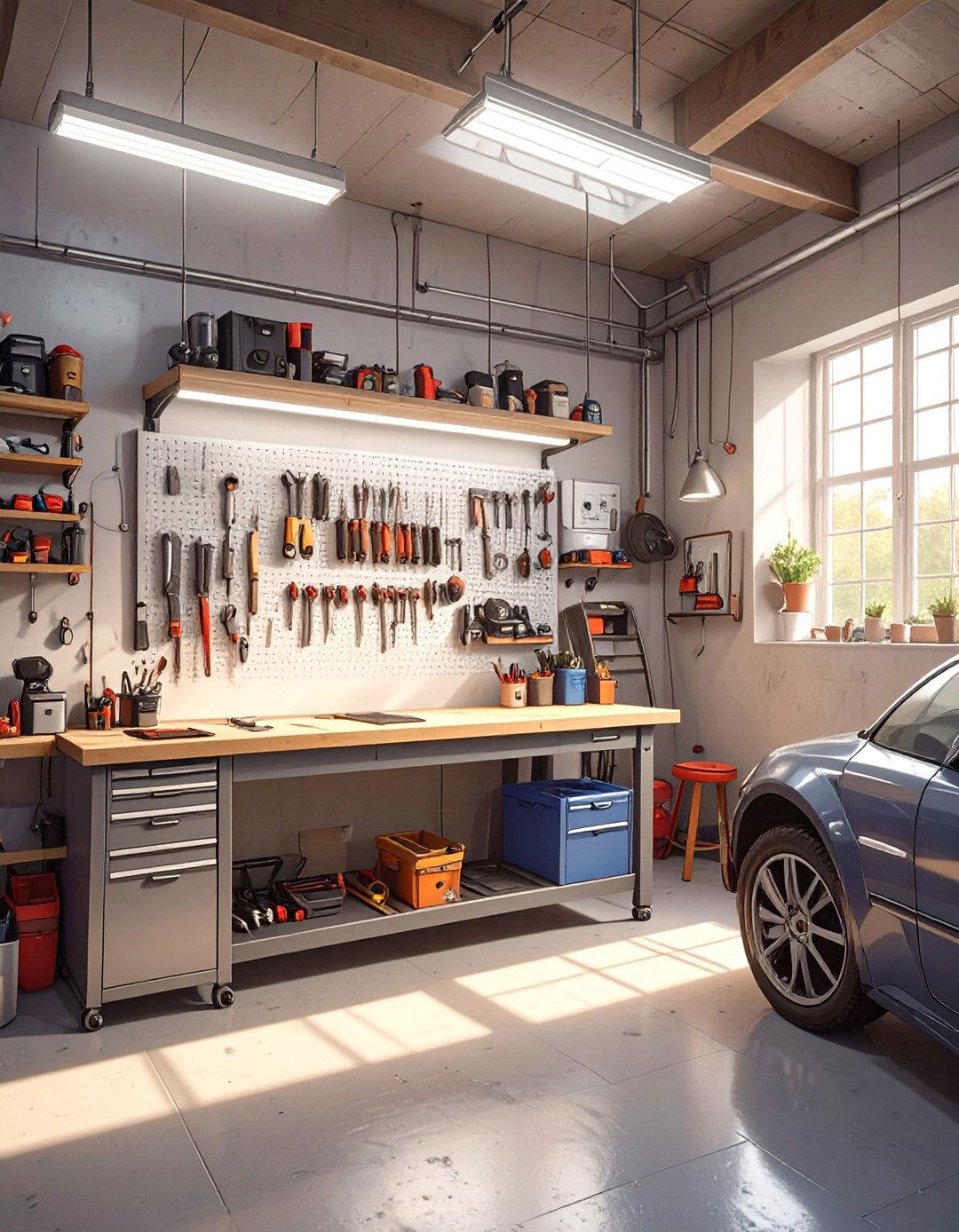 30 Practical DIY Garage Workshop Ideas for Makers - We Love Home Blog