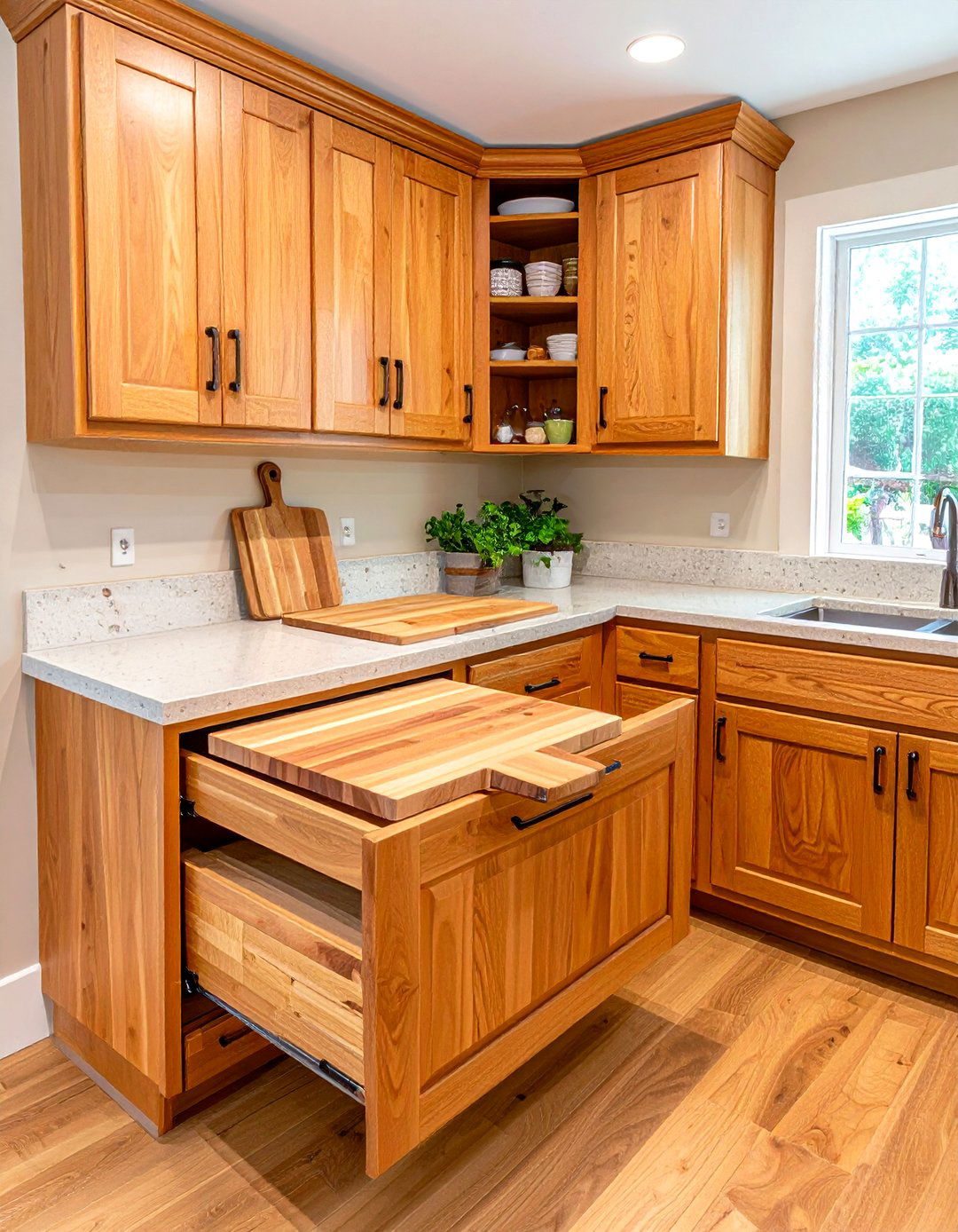 30 Kitchen Corner Cabinet Ideas for Better Organization - We Love Home Blog