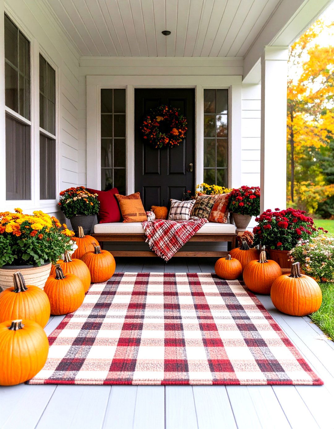 30 Fall Front Porch Ideas to Boost Your Curb Appeal - We Love Home Blog