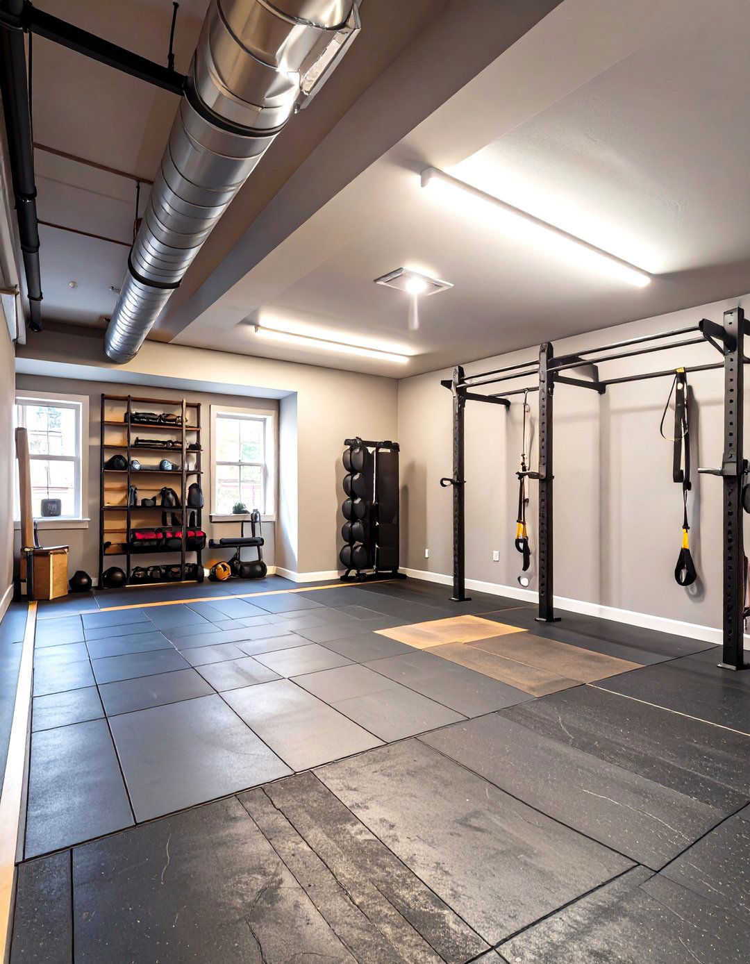 30 Functional Basement Home Gym Ideas for Fitness Pros - We Love Home Blog