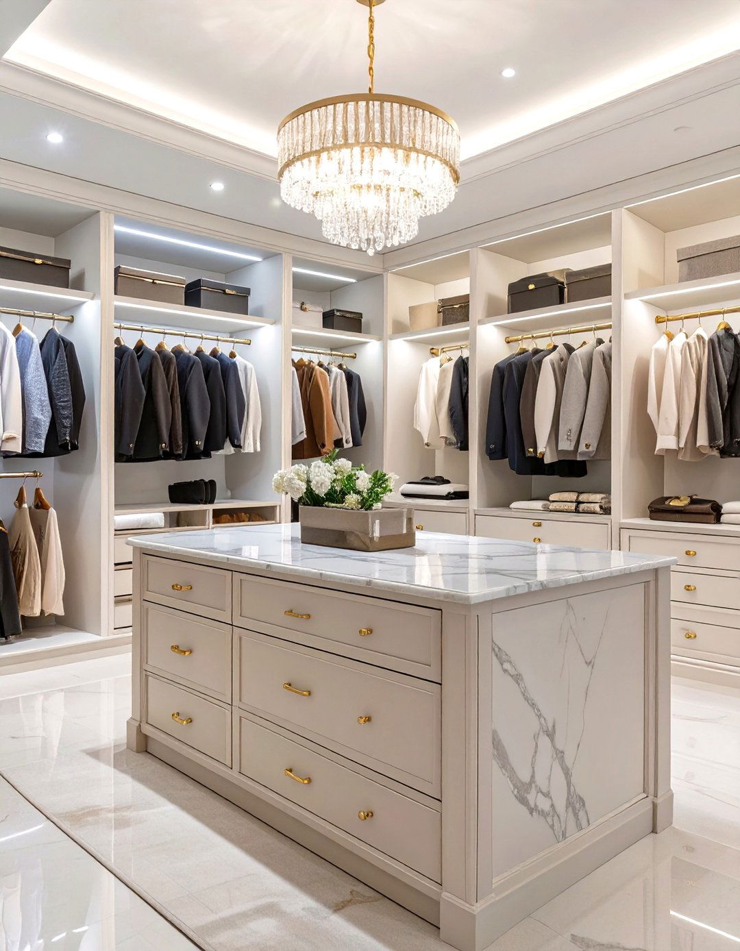 30 Organized Master Closet Ideas for Better Storage - We Love Home Blog