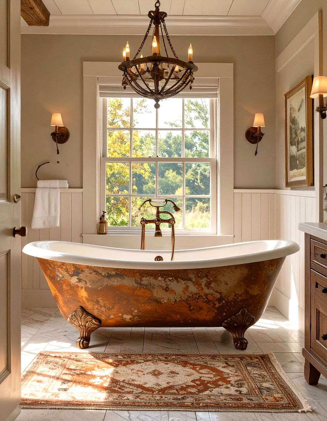 30 Farmhouse Rustic Bathroom Ideas - We Love Home Blog
