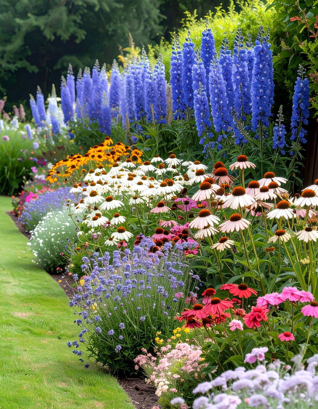 30 Beautiful Coneflower Garden Design Ideas for Color - We Love Home Blog