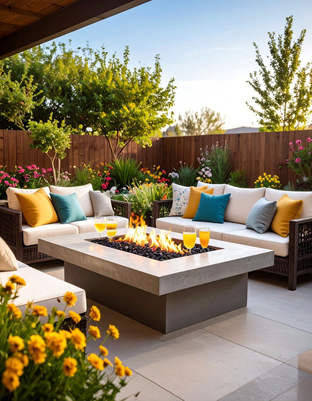 30 Backyard Fireplace Ideas for a Luxury Outdoor Retreat - We Love Home ...