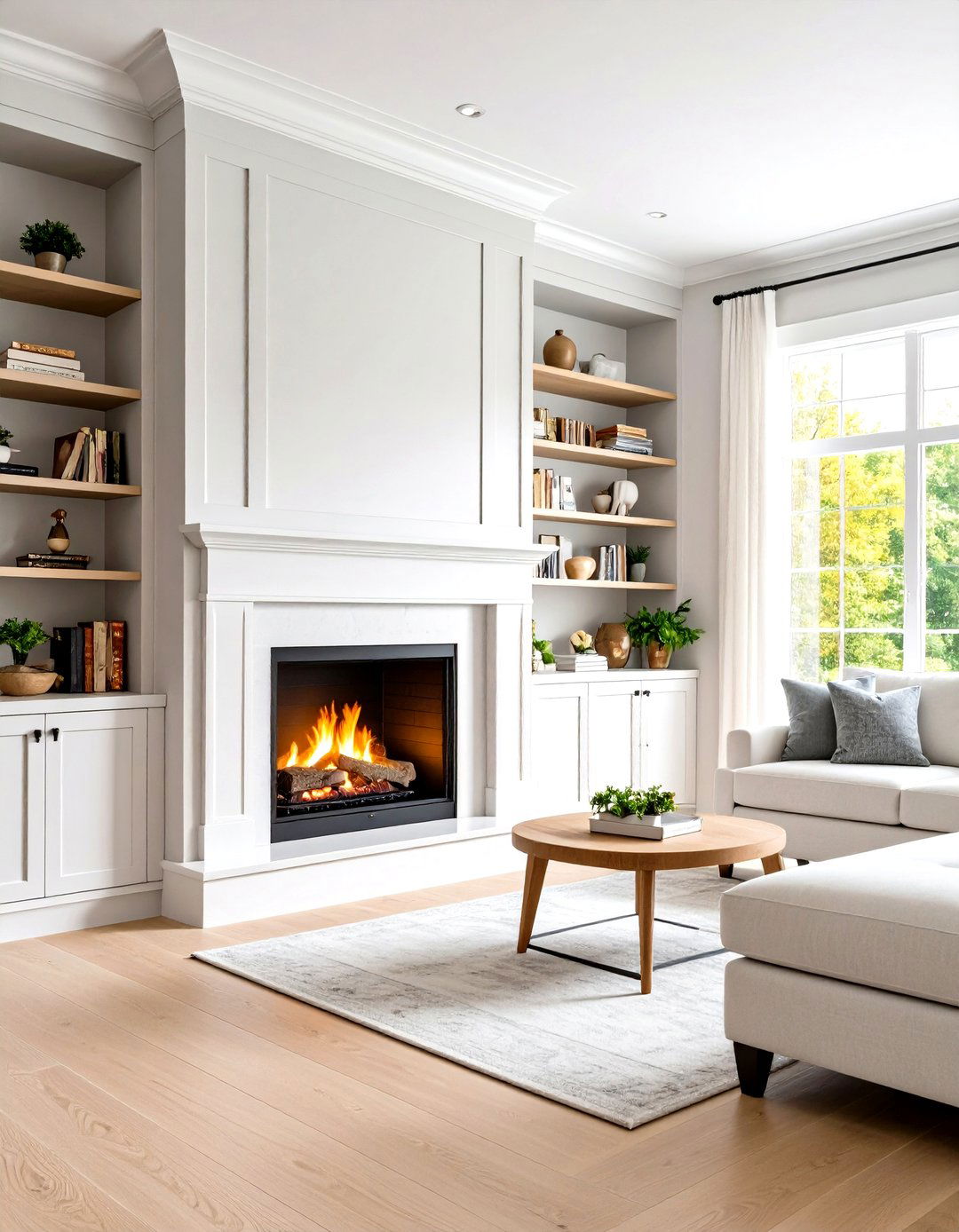 30 Living Room Modern Fireplace Ideas for Luxury - We Love Home Blog