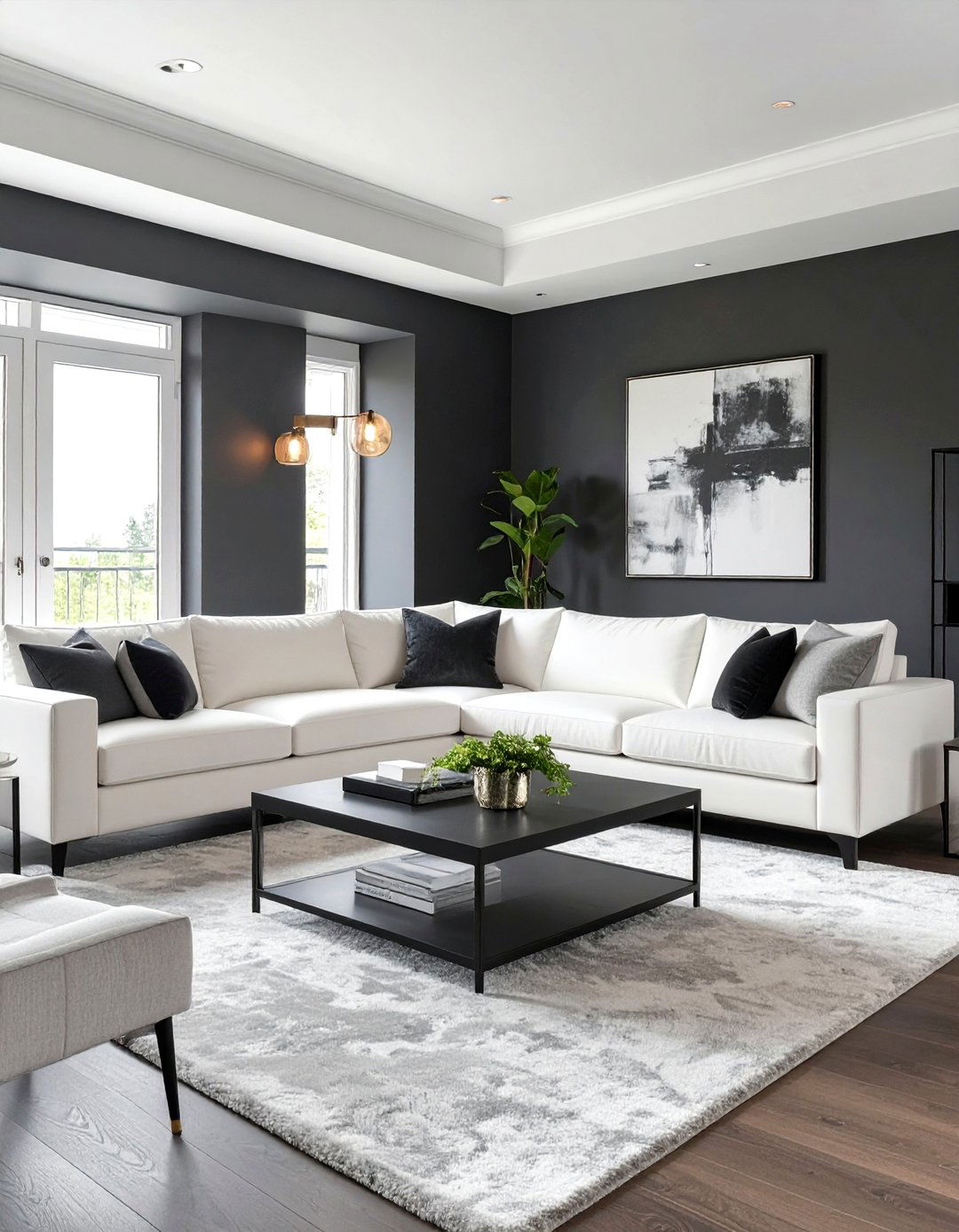 30 Cosy Grey Living Room Ideas for Your Home - We Love Home Blog