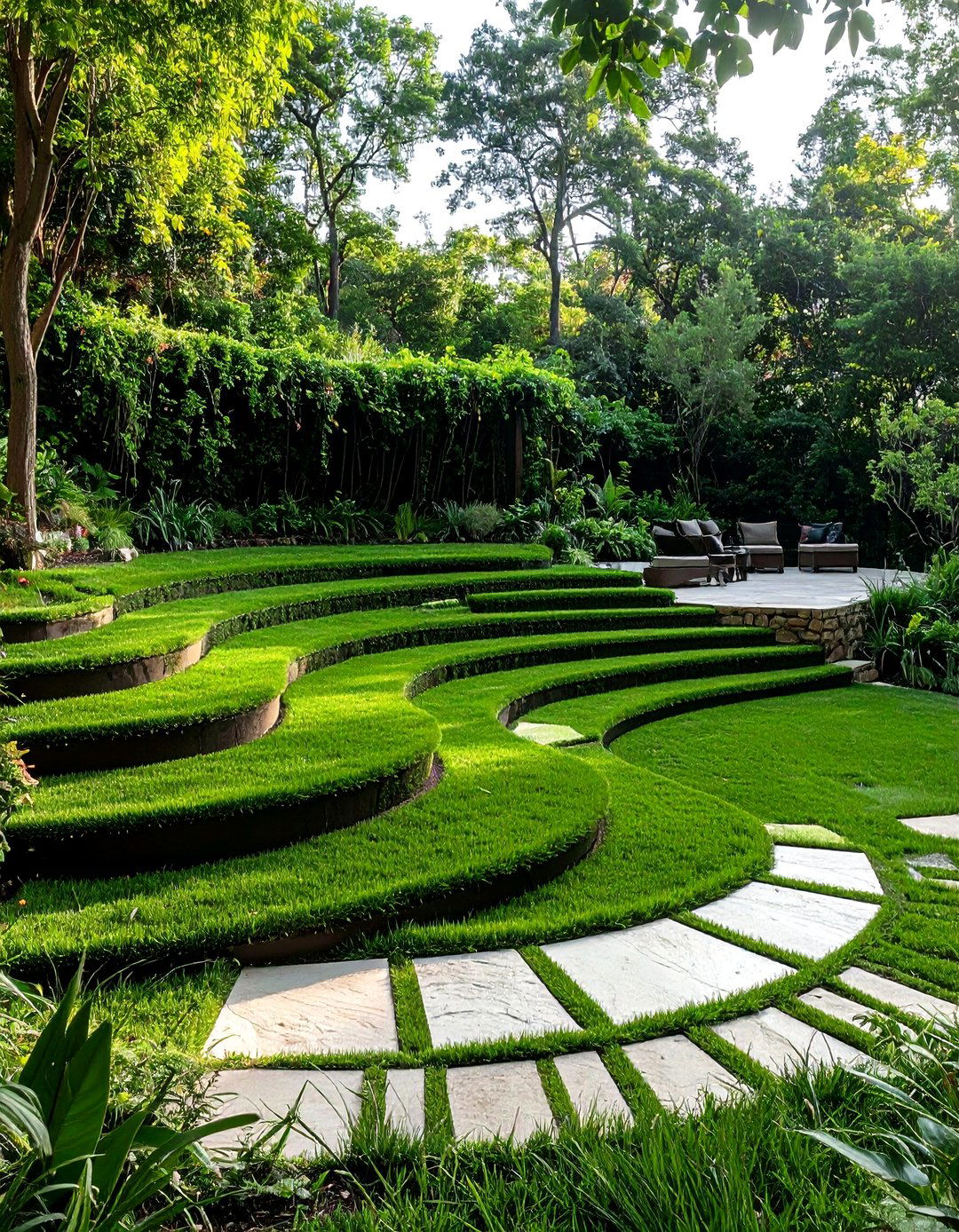 30 Down Sloped Backyard Ideas for Your Garden Space - We Love Home Blog