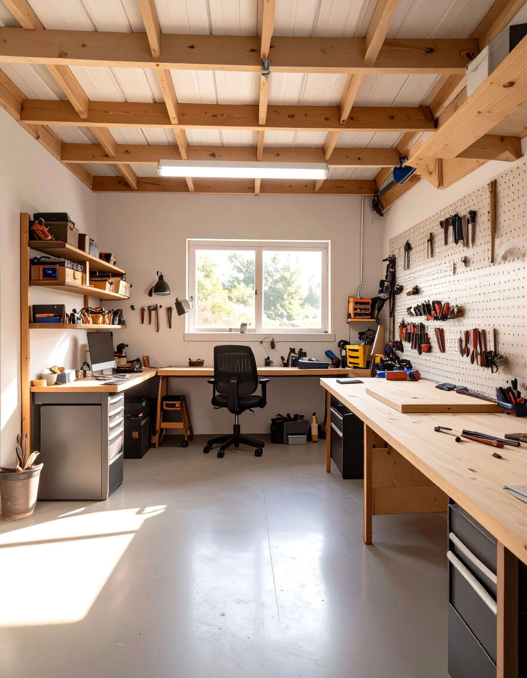 30 Productive Garage Office Ideas for Remote Work - We Love Home Blog