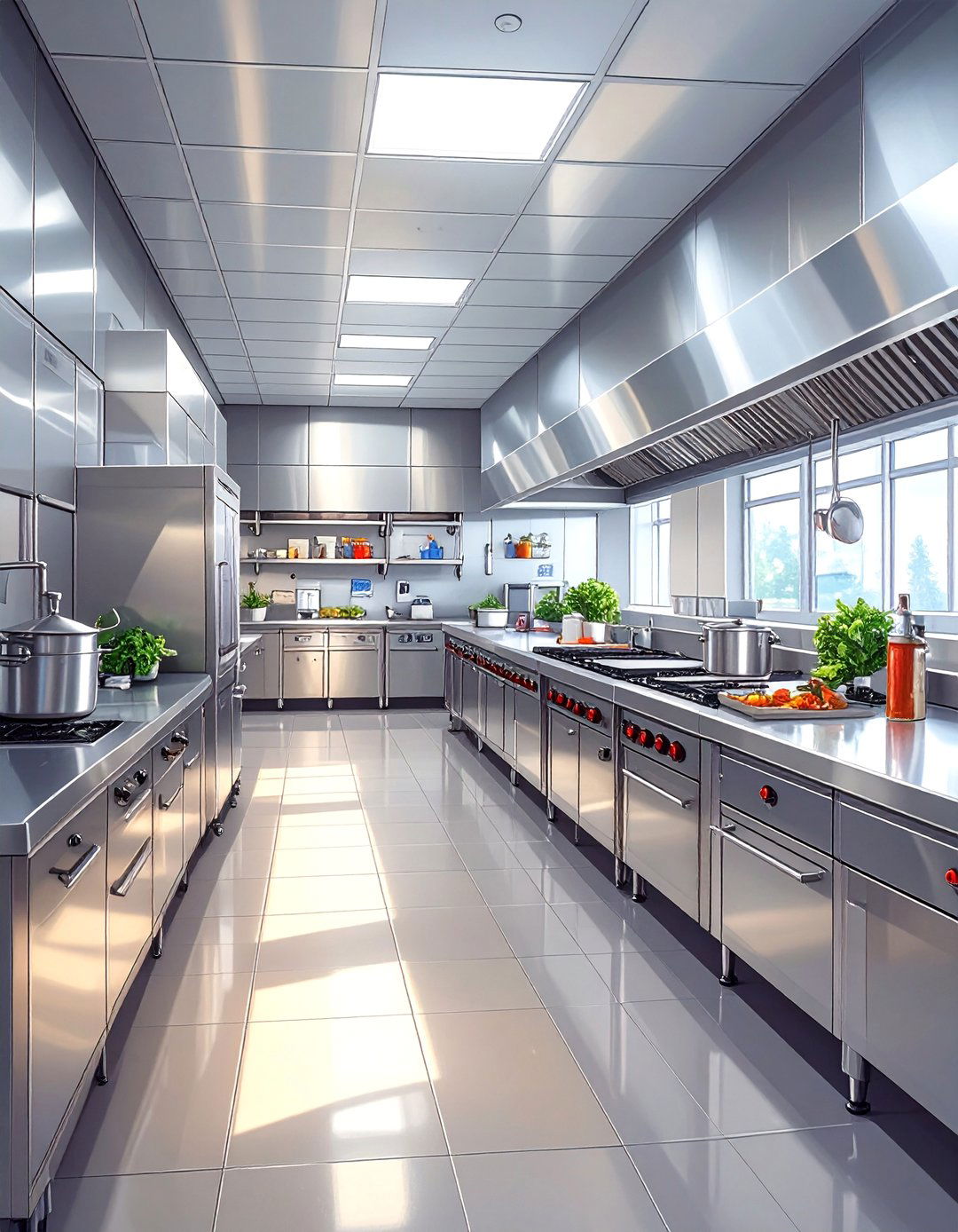 30 Efficient Commercial Kitchen Design Ideas for Pros - We Love Home Blog