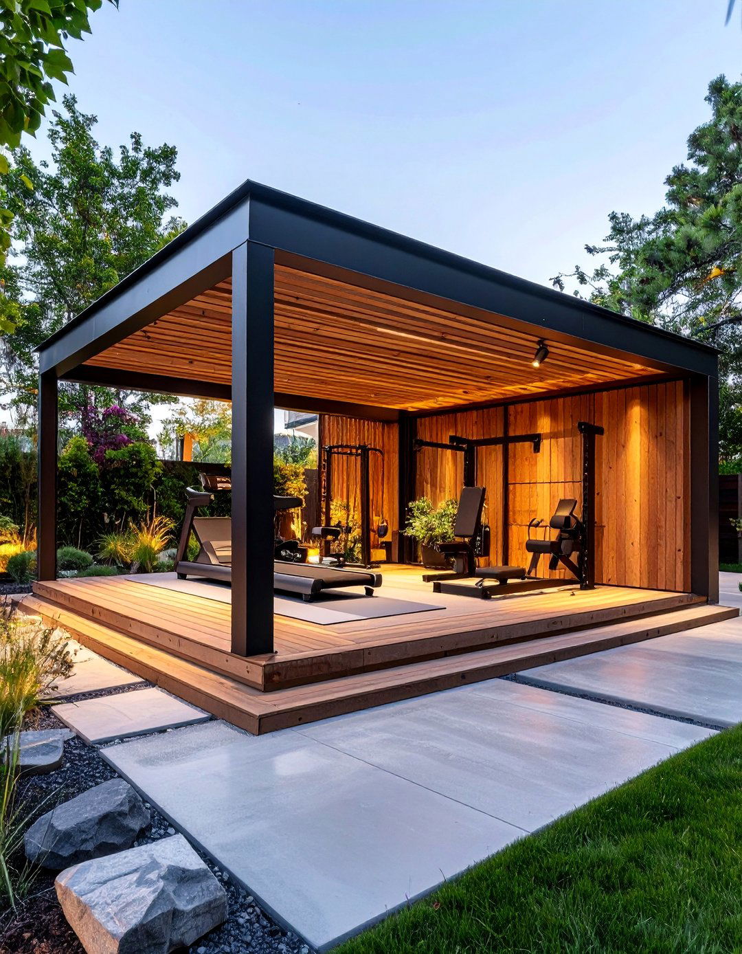 30 Backyard Gym Ideas to Build Your Dream Home Workout - We Love Home Blog