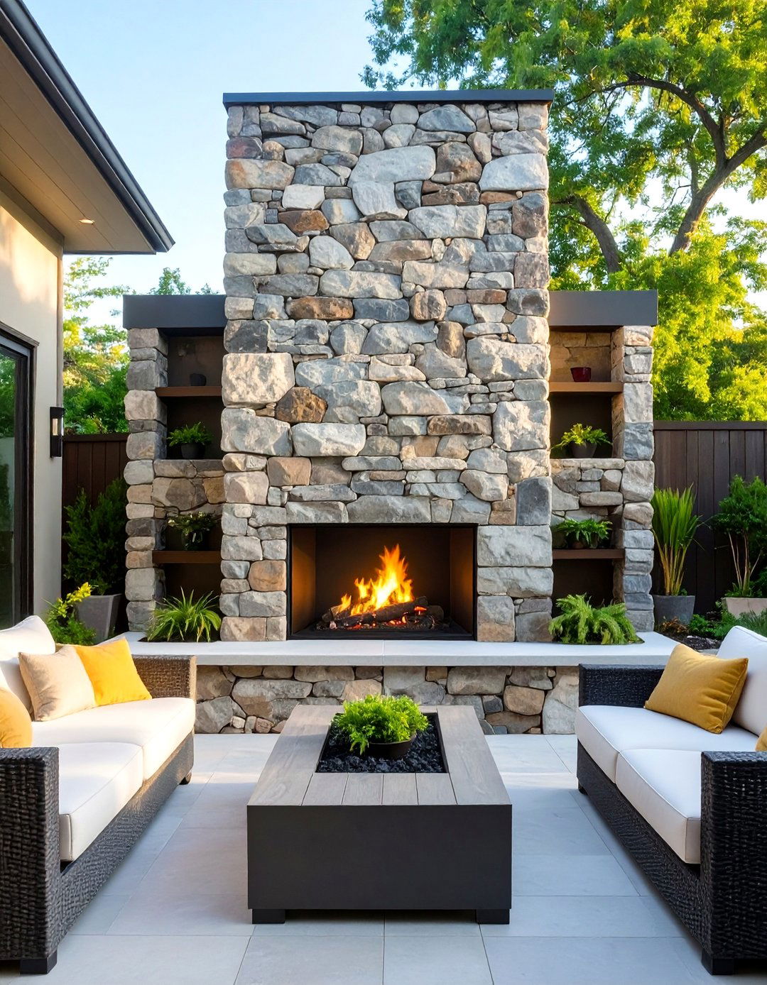 30 Modern Backyard Wall Ideas for Privacy and Style - We Love Home Blog
