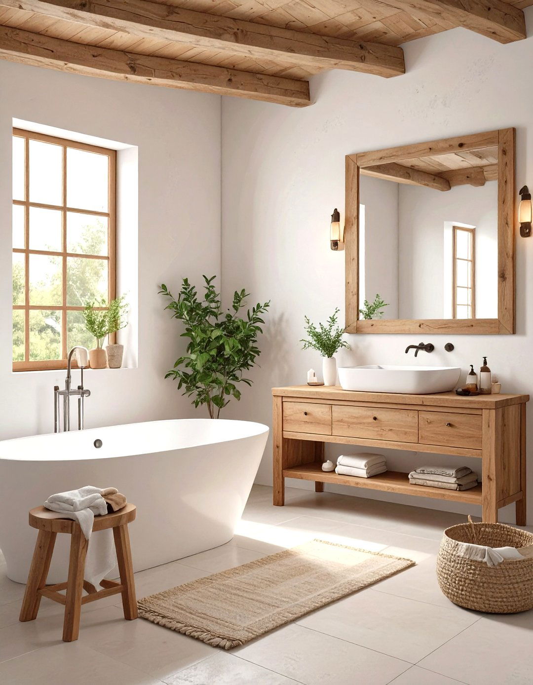 30 Modern Rustic Bathroom Ideas for a Spa-Like Feel - We Love Home Blog