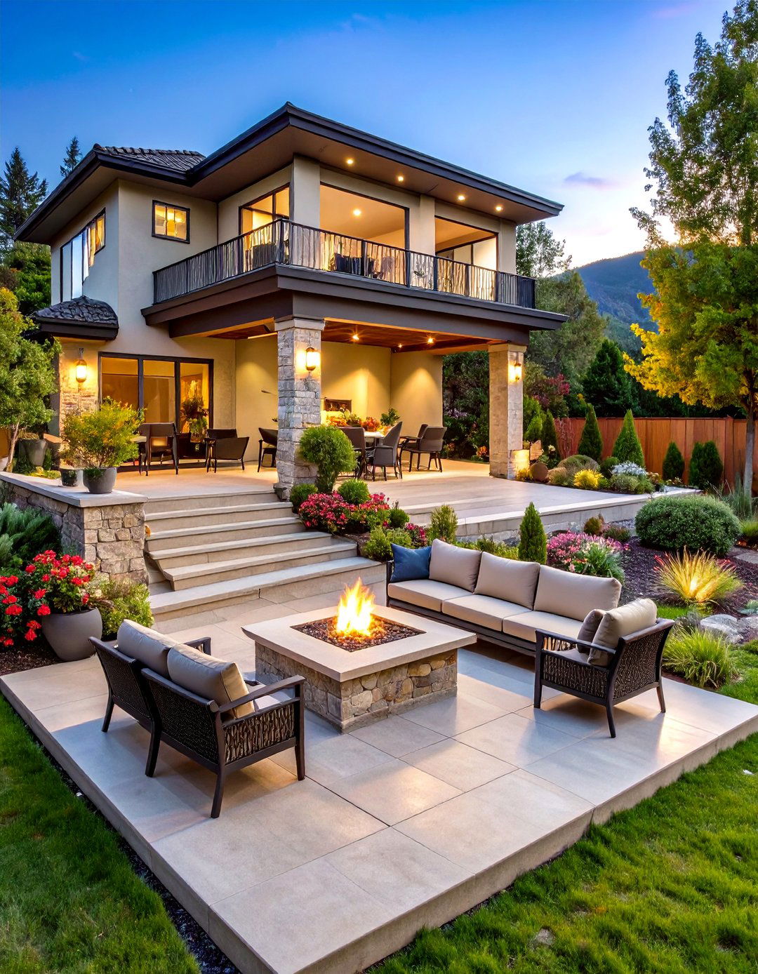 30 Versatile Backyard Concrete Ideas for Modern Landscapes - We Love ...