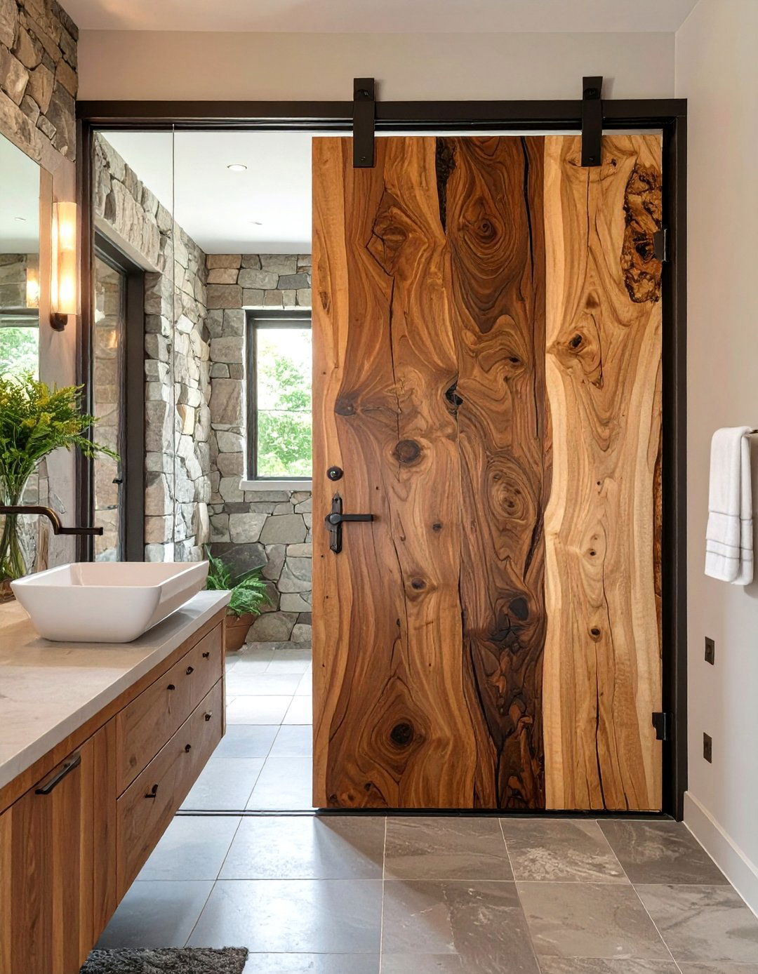 30 Stylish Bathroom Door Ideas to Transform Your Space - We Love Home Blog