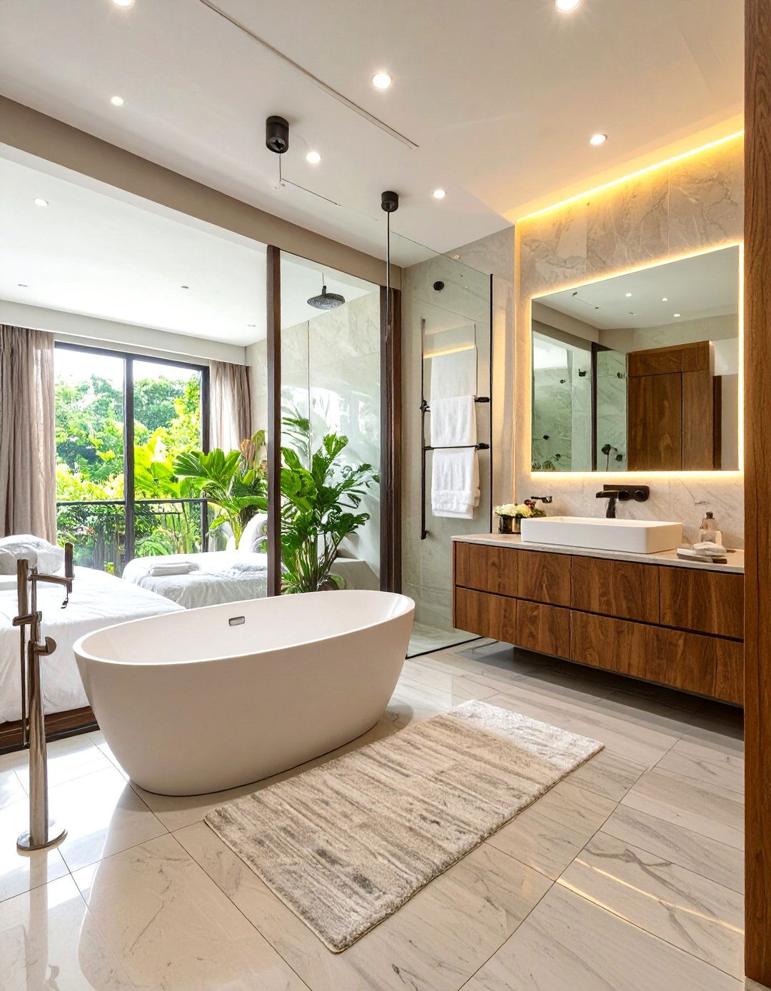 30 Luxury Modern Luxury Master Bathroom Ideas to Love - We Love Home Blog