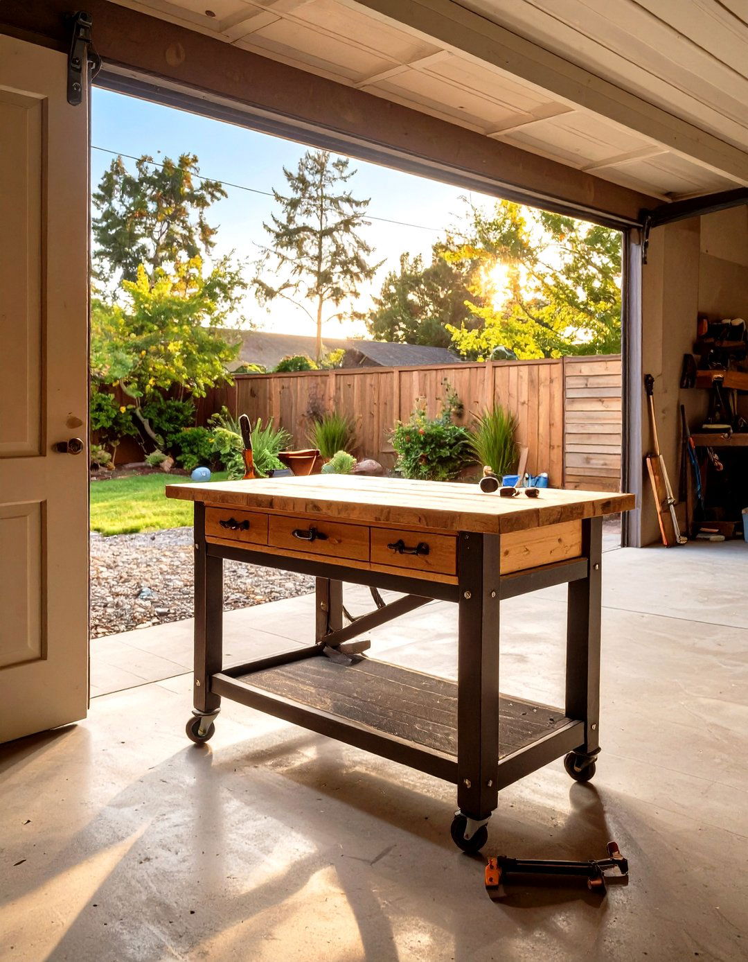 30 Durable Garage Work Bench Ideas for Any Project - We Love Home Blog