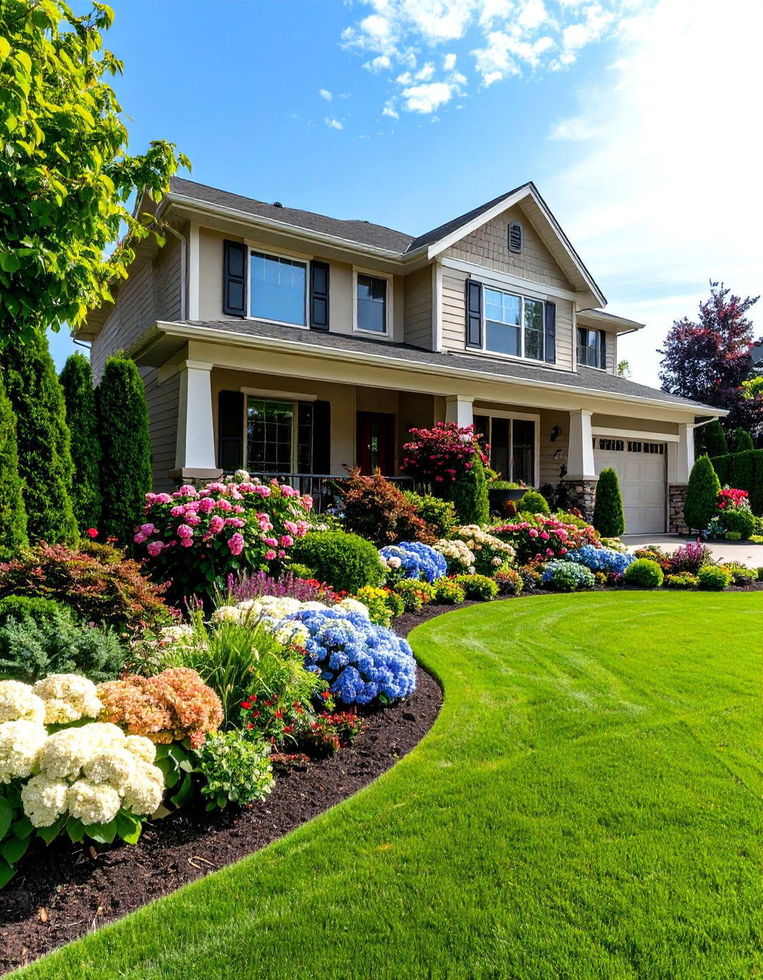 30 Front Lawn Landscaping Ideas for a Beautiful Yard - We Love Home Blog