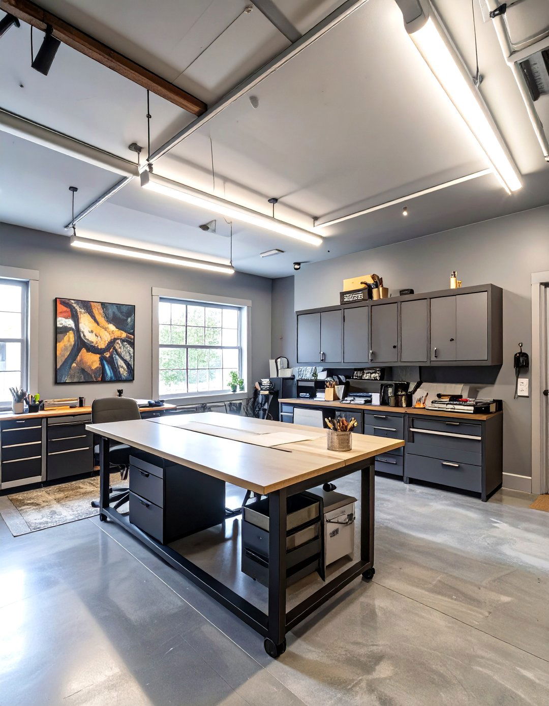 30 Productive Garage Office Ideas for Remote Work - We Love Home Blog