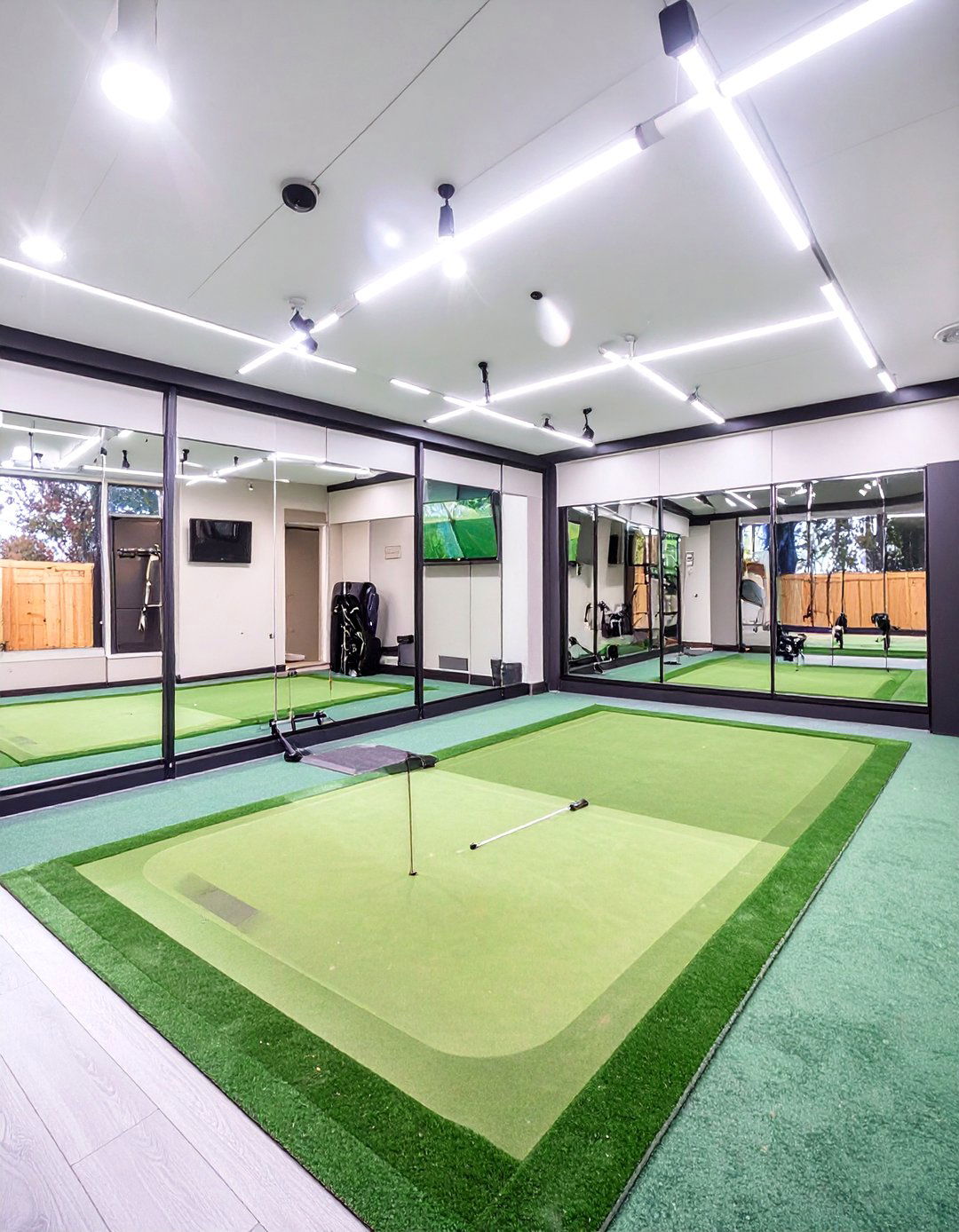 30 High-Tech Garage Golf Simulator Ideas for Enthusiasts - We Love Home ...