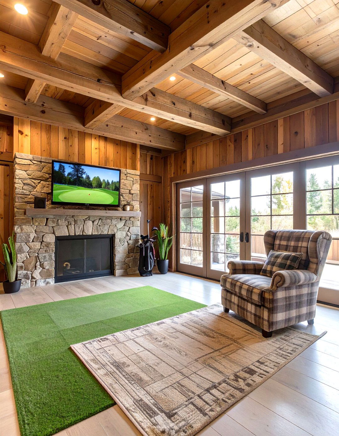 30 High-Tech Garage Golf Simulator Ideas for Enthusiasts - We Love Home ...