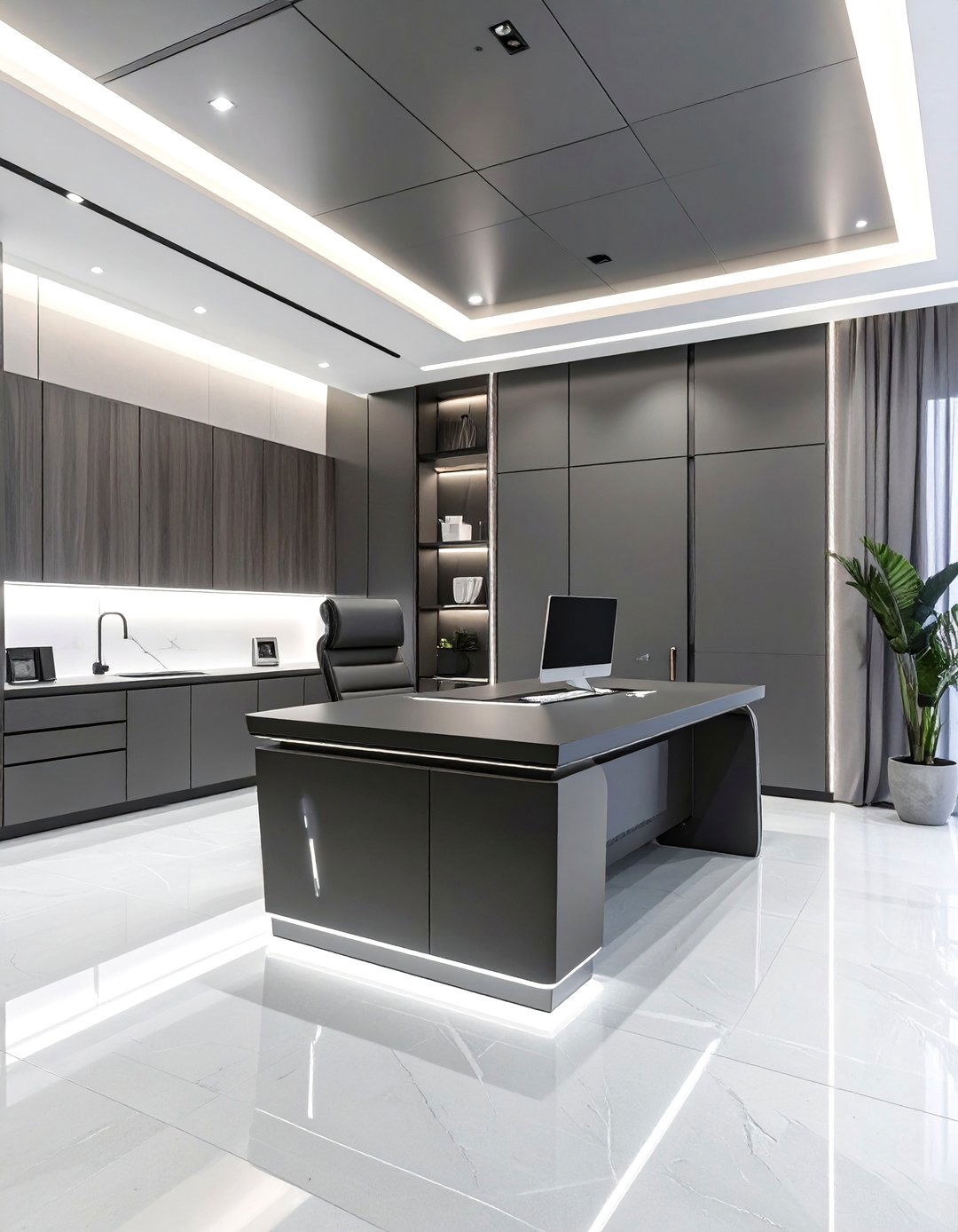 30 Professional Dark Office Ideas for Focus and Style - We Love Home Blog