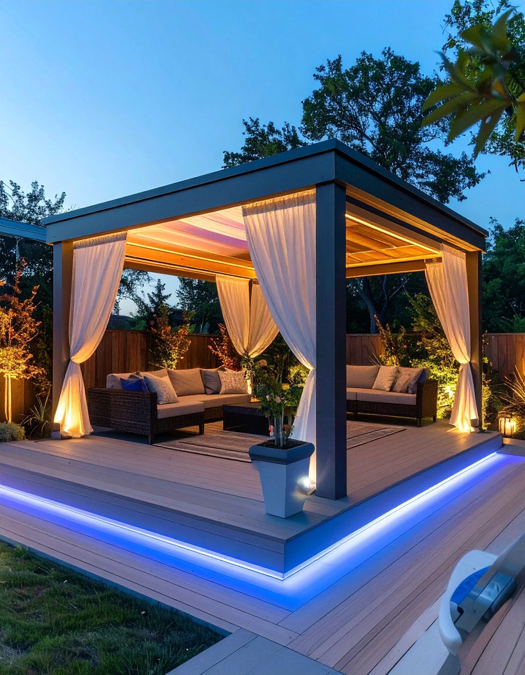 30 Gorgeous Deck Gazebo Ideas for Elegant Shading - We Love Home Blog