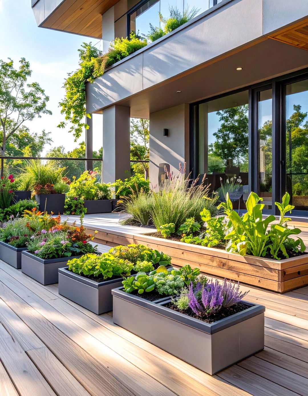 30 Lush Deck Garden Ideas for Your Outdoor Sanctuary - We Love Home Blog