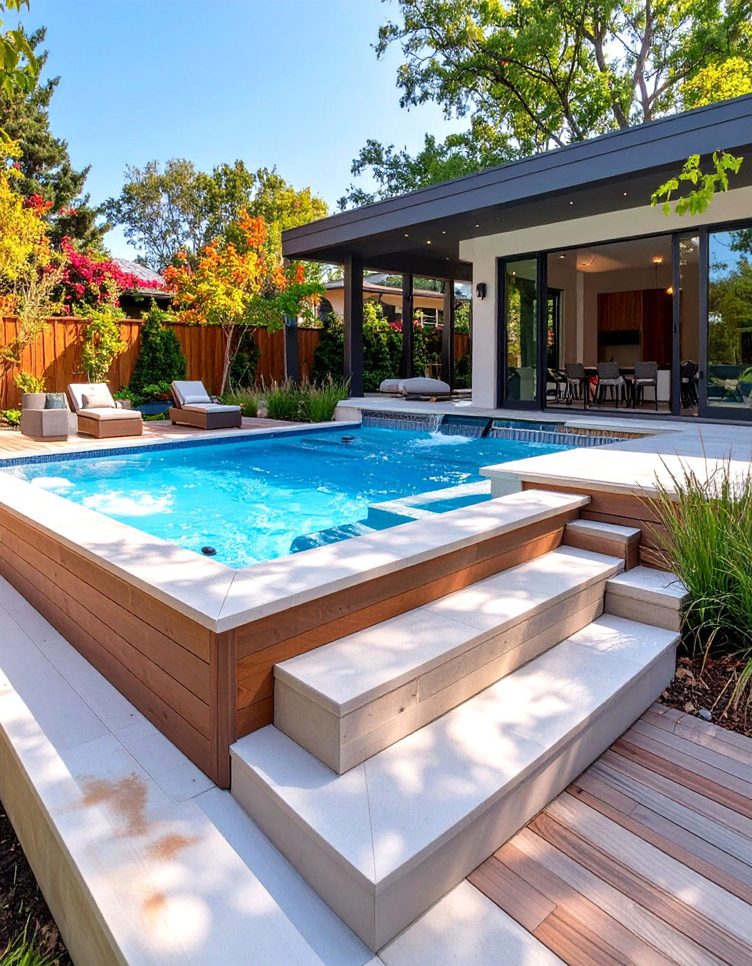 30 Backyard Swim Spa Deck Ideas for Ultimate Luxury - We Love Home Blog
