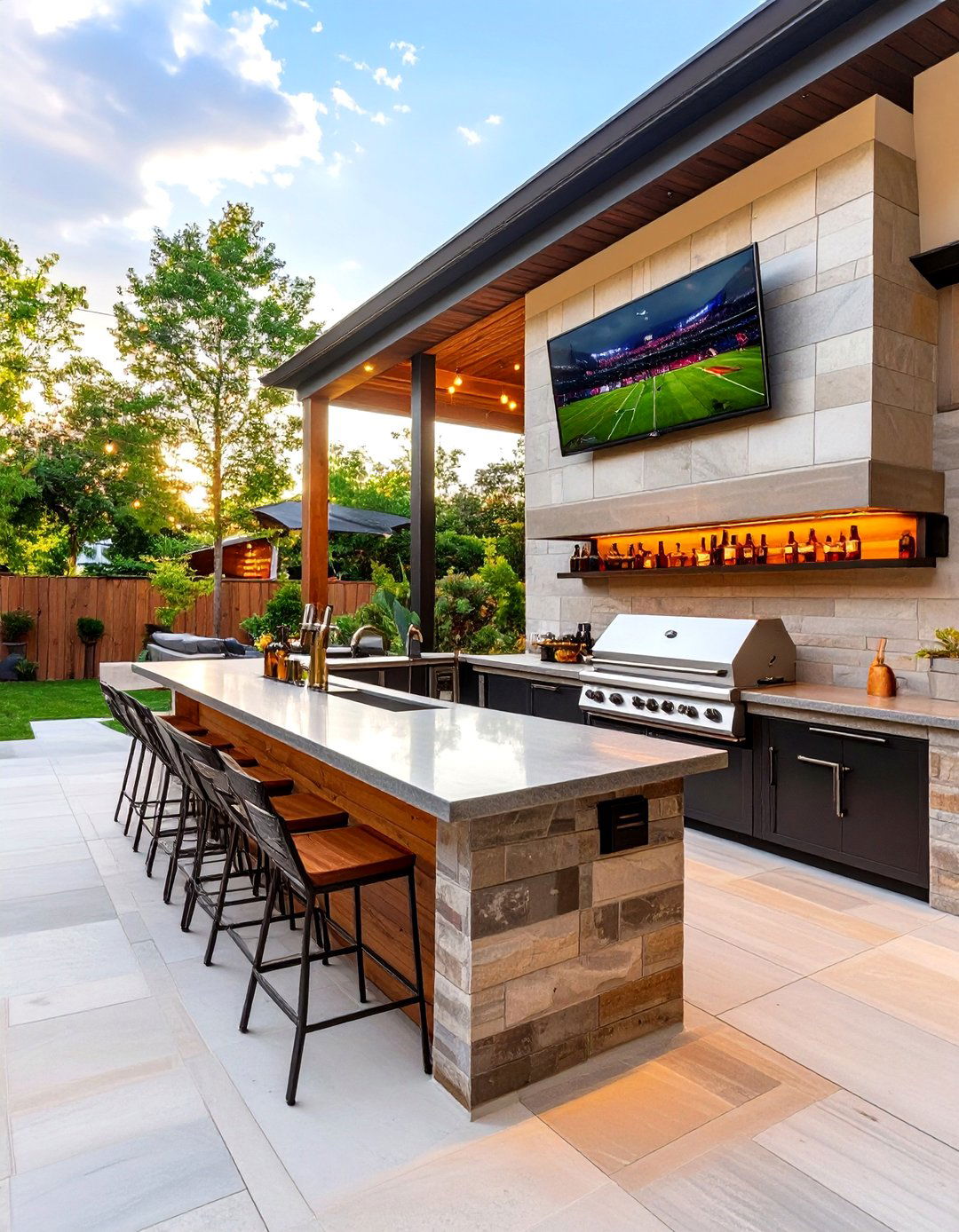 30 Best AI Outdoor Kitchen Design Ideas for Home Chefs - We Love Home Blog