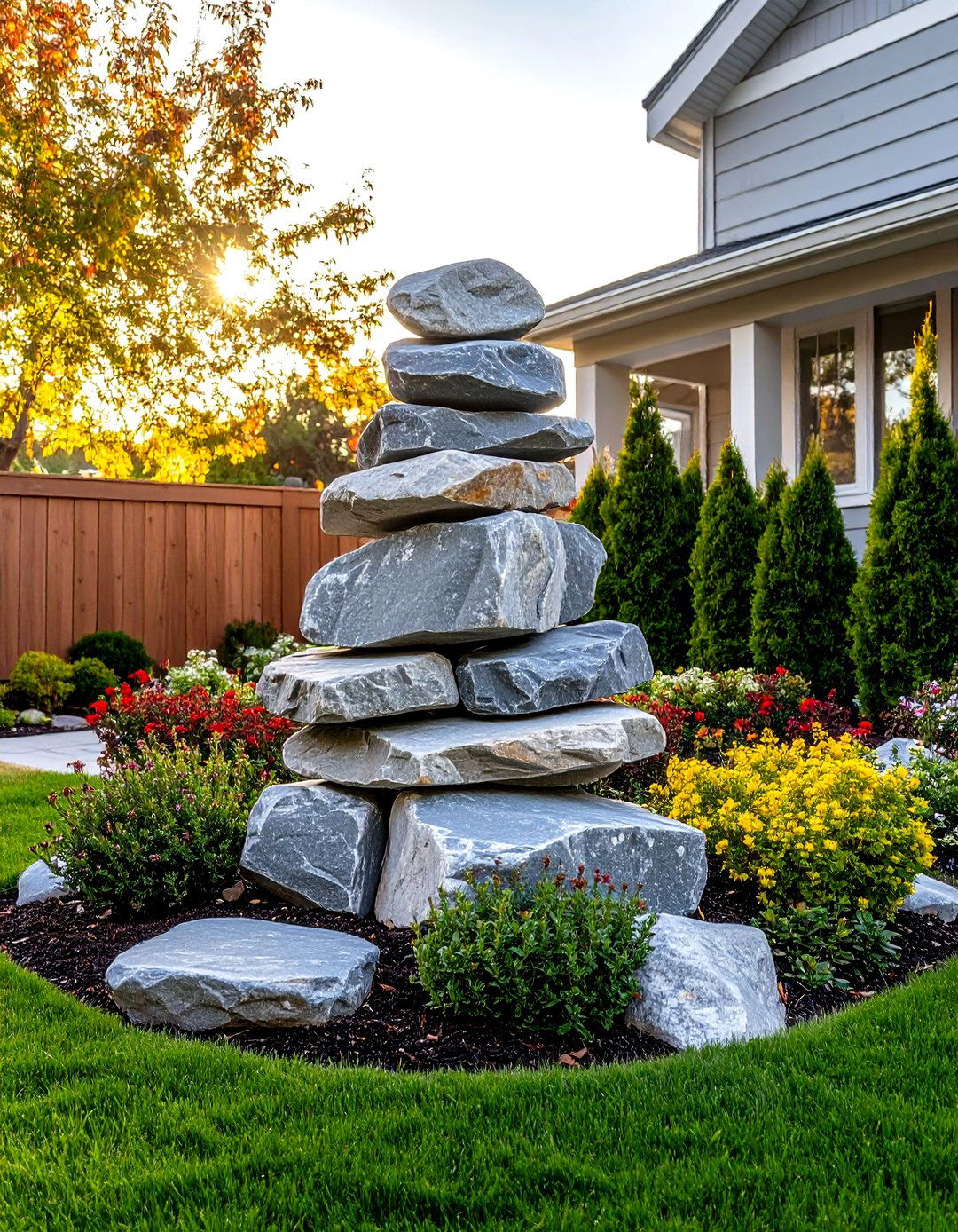 30 Front Yard Boulder Landscape Design Ideas for Grit - We Love Home Blog