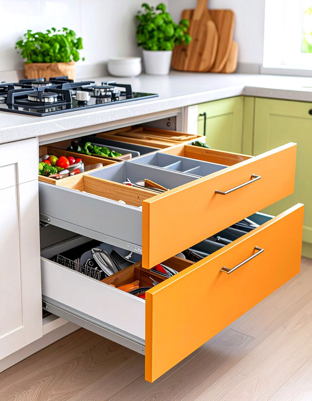 30 Kitchen Corner Cabinet Ideas for Better Organization - We Love Home Blog