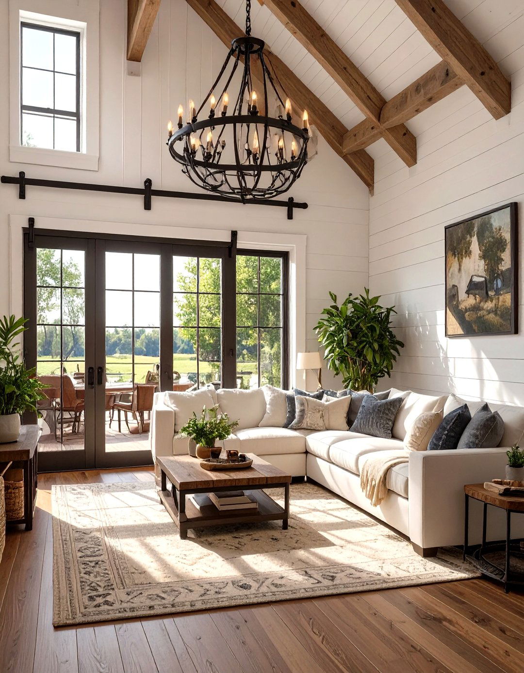 30 Grand High Ceiling Living Room Ideas and Decor Tips - We Love Home Blog