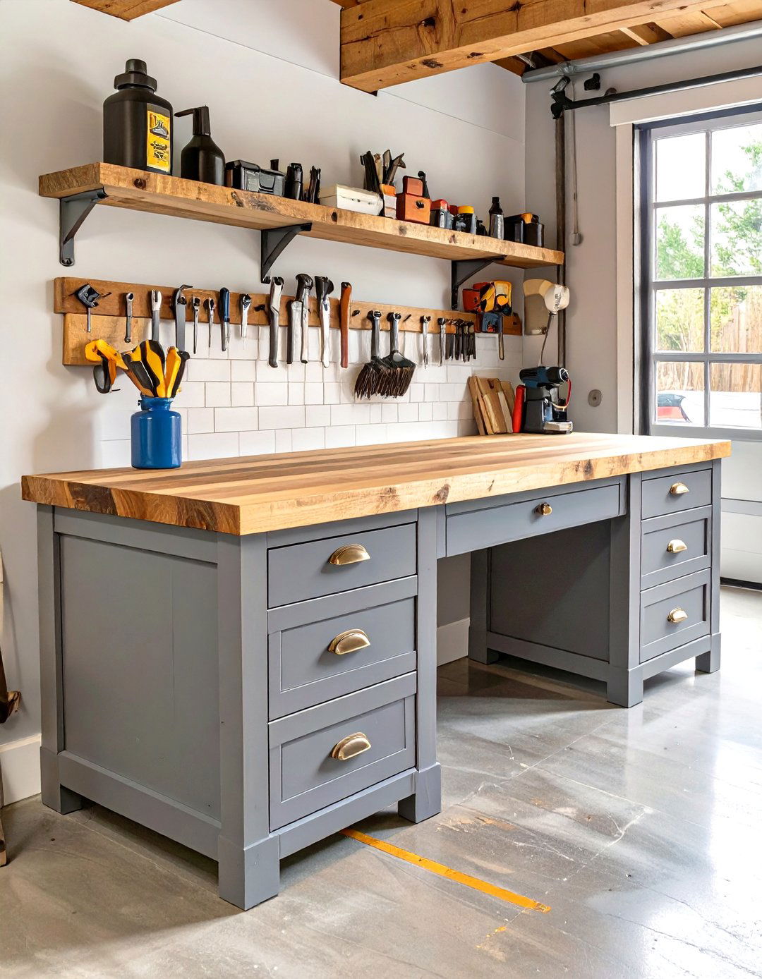 30 Cool Garage Workbench Ideas for Any Project - We Love Home Blog
